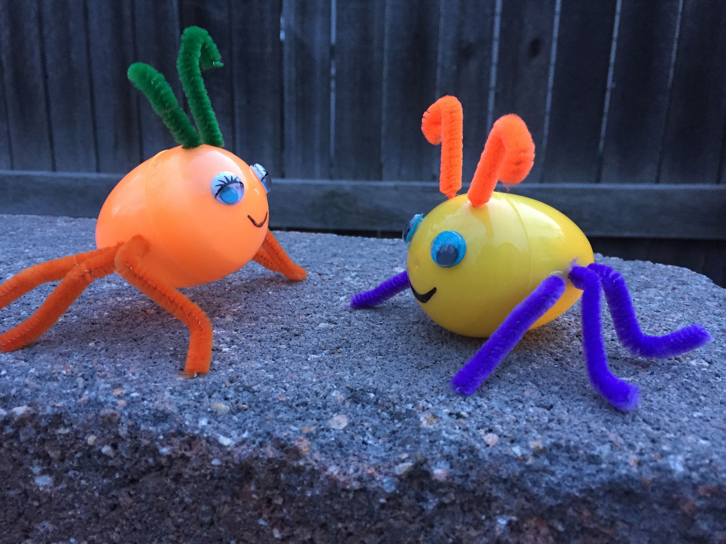 Plastic Egg Glow Bugs : 3 Steps (with Pictures) - Instructables