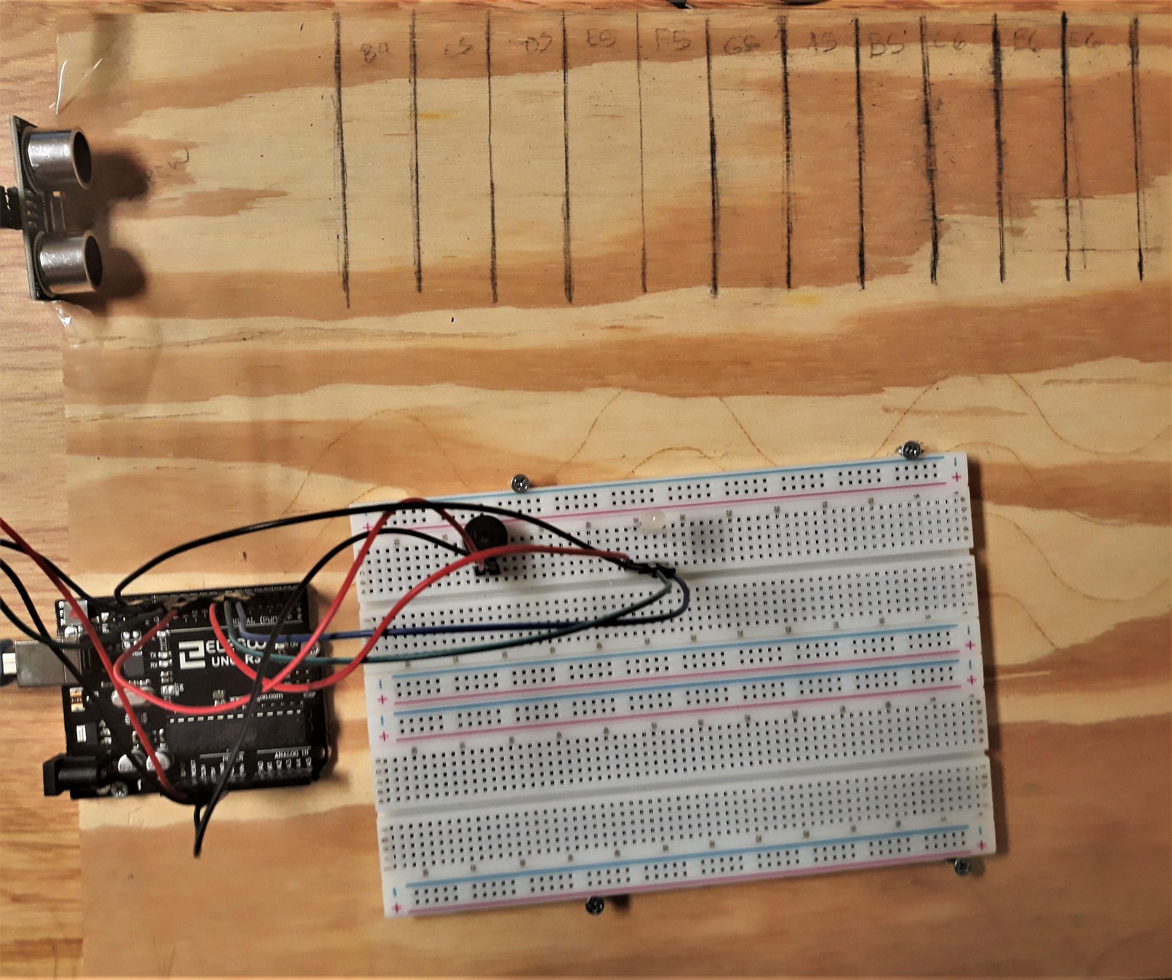 How to Make a Basic Ultrasensor Keyboard Prototype With Arduino : 14 ...