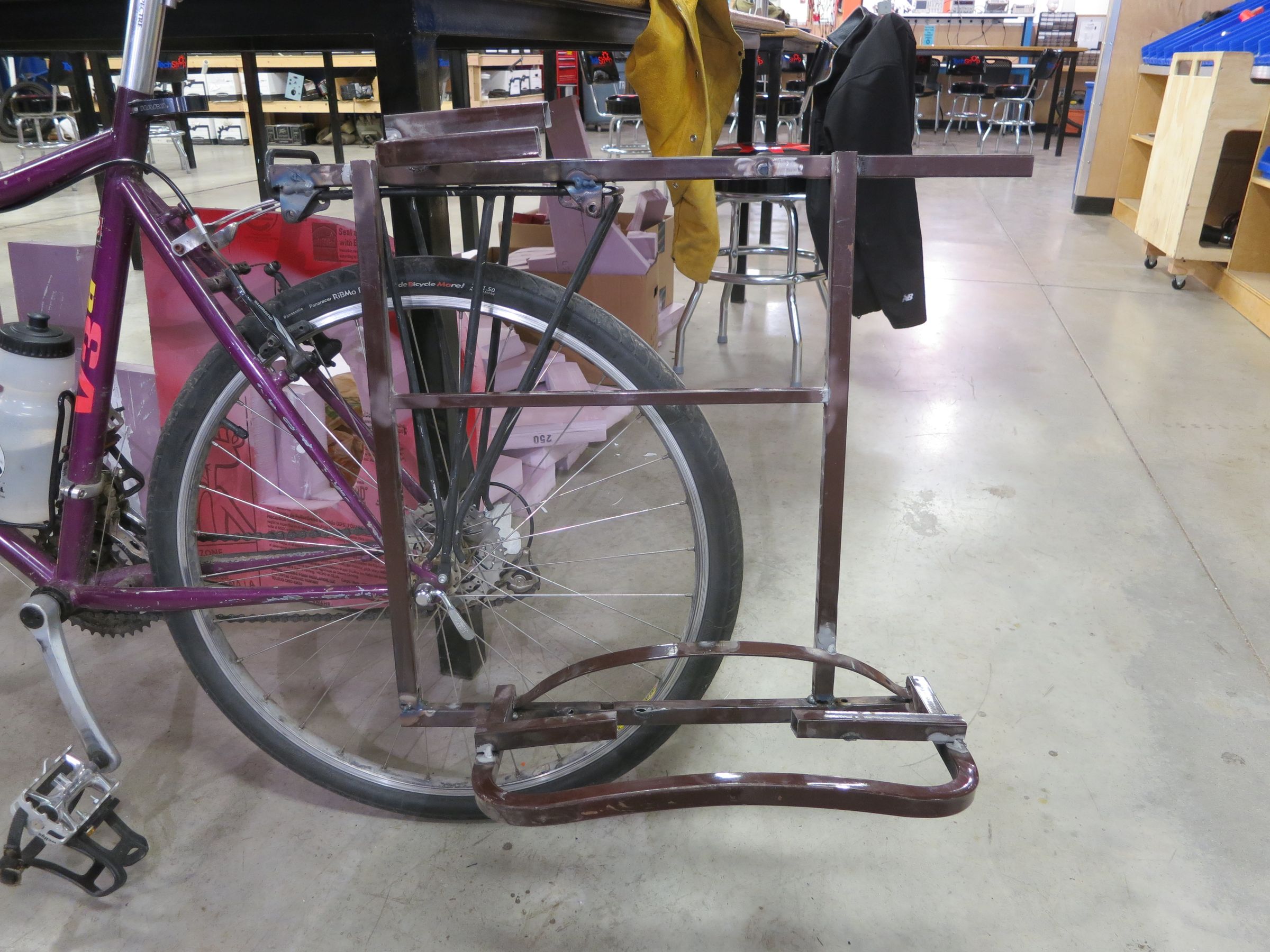 Bicycle Tow Rack - I Made It at TechShop! : 9 Steps - Instructables