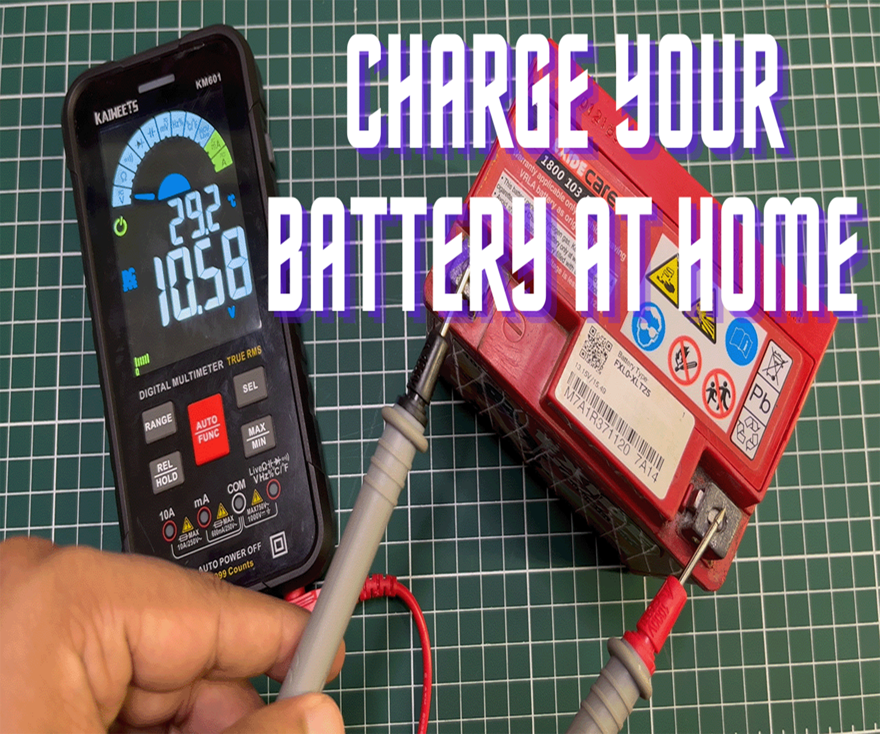 This Method Will Allow You to Charge Your Battery at Home : 4 Steps ...