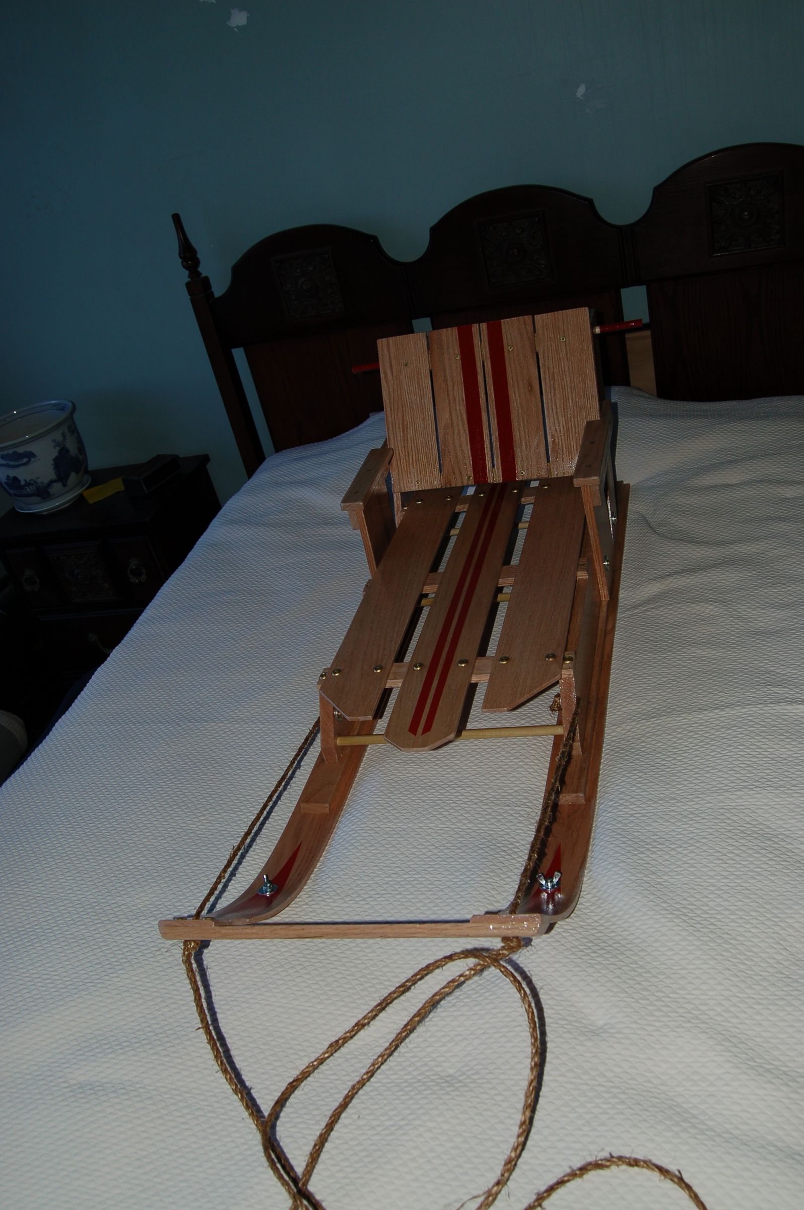 Convertible Oak Child Sled - Simple Design / Basic Tools : 7 Steps ...