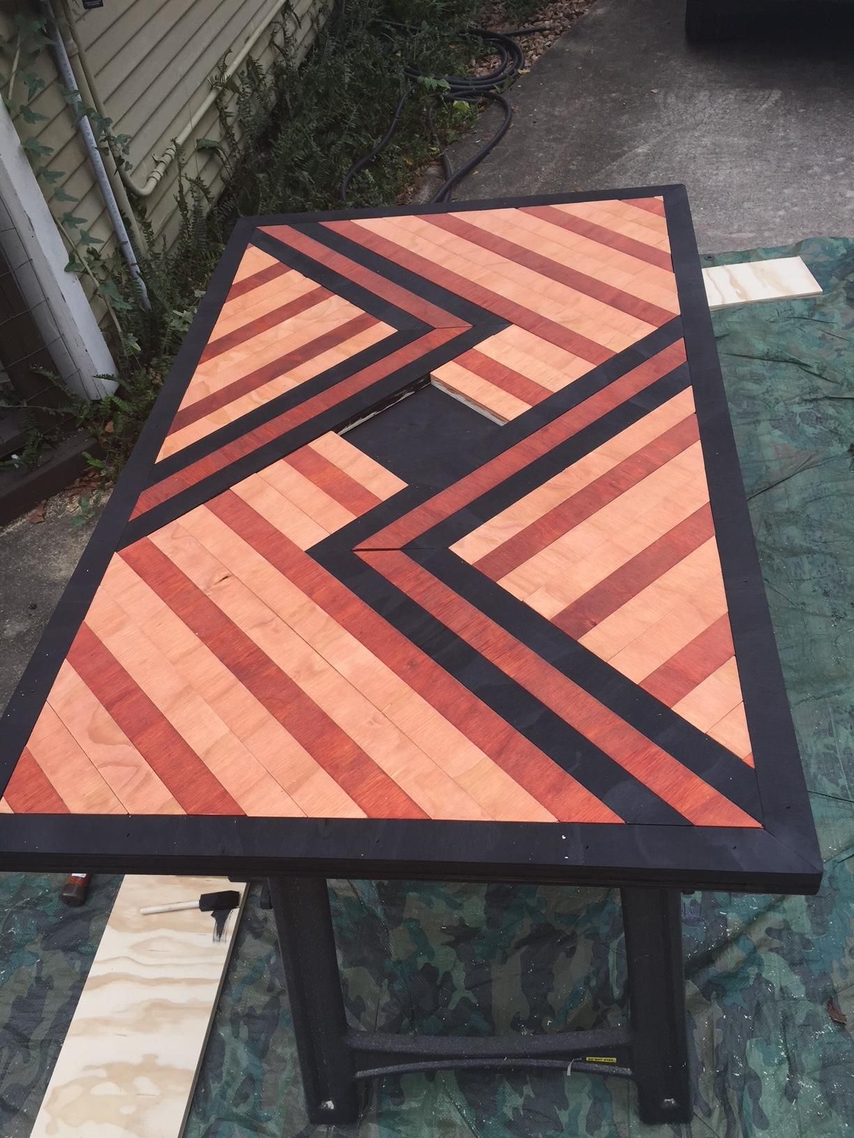 Geometric Plywood Tabletop : 5 Steps - Instructables