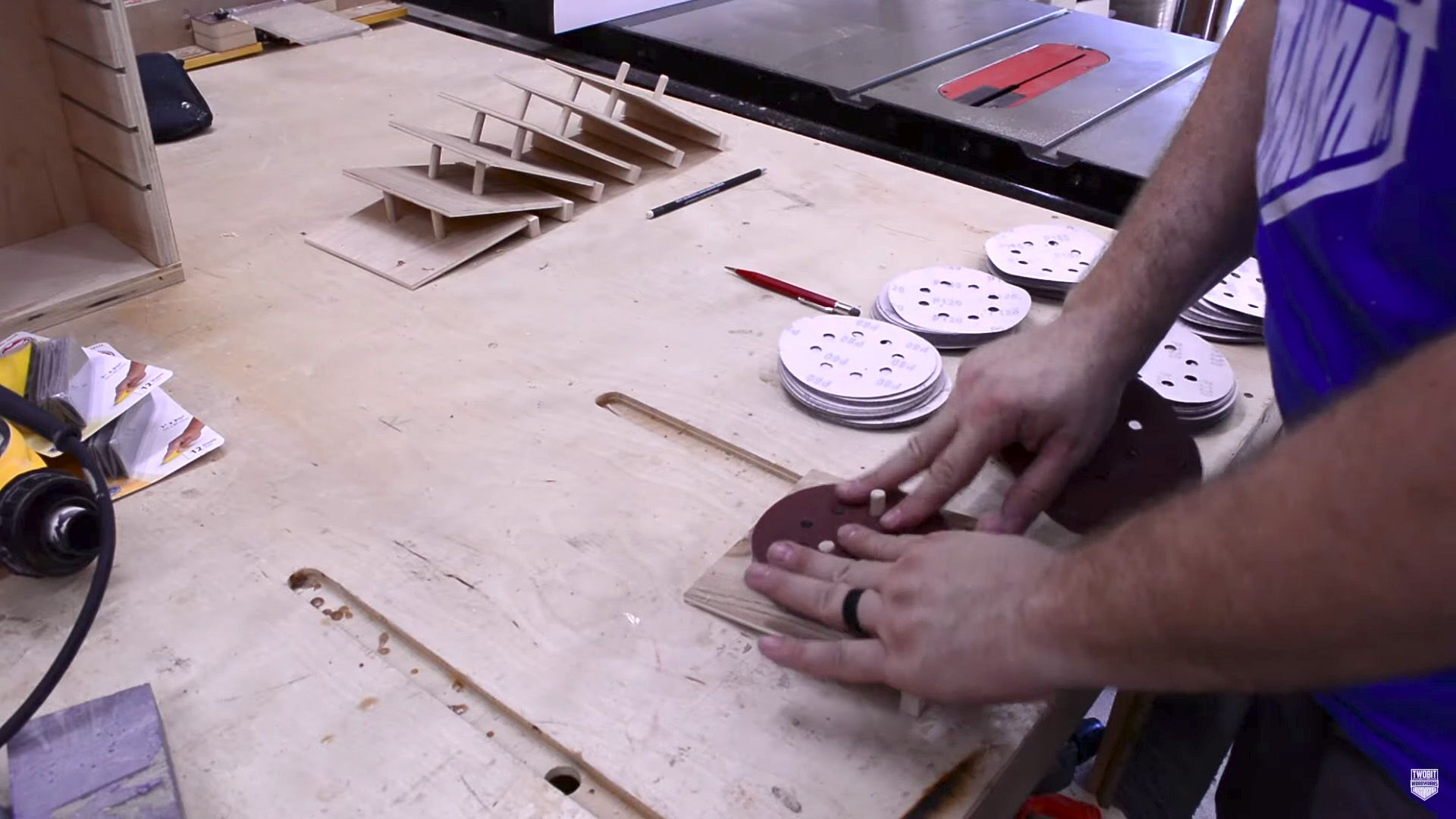 How to Build a Sanding Disk Organizer | DIY Woodworking Shop Project ...