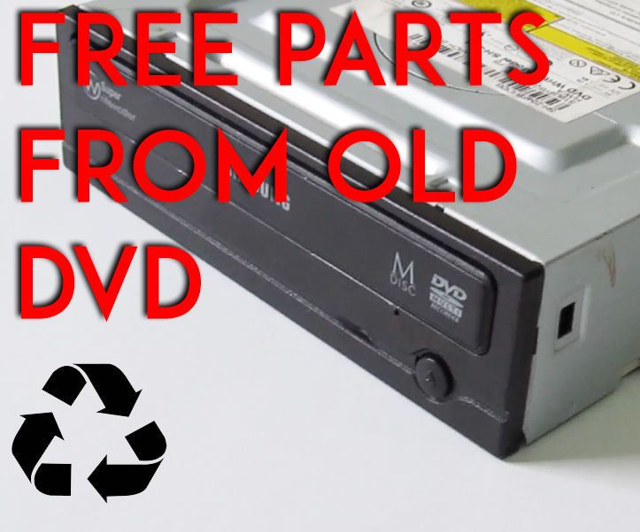 How to Salvage a DVD Drive for Free Parts : 7 Steps (with Pictures ...