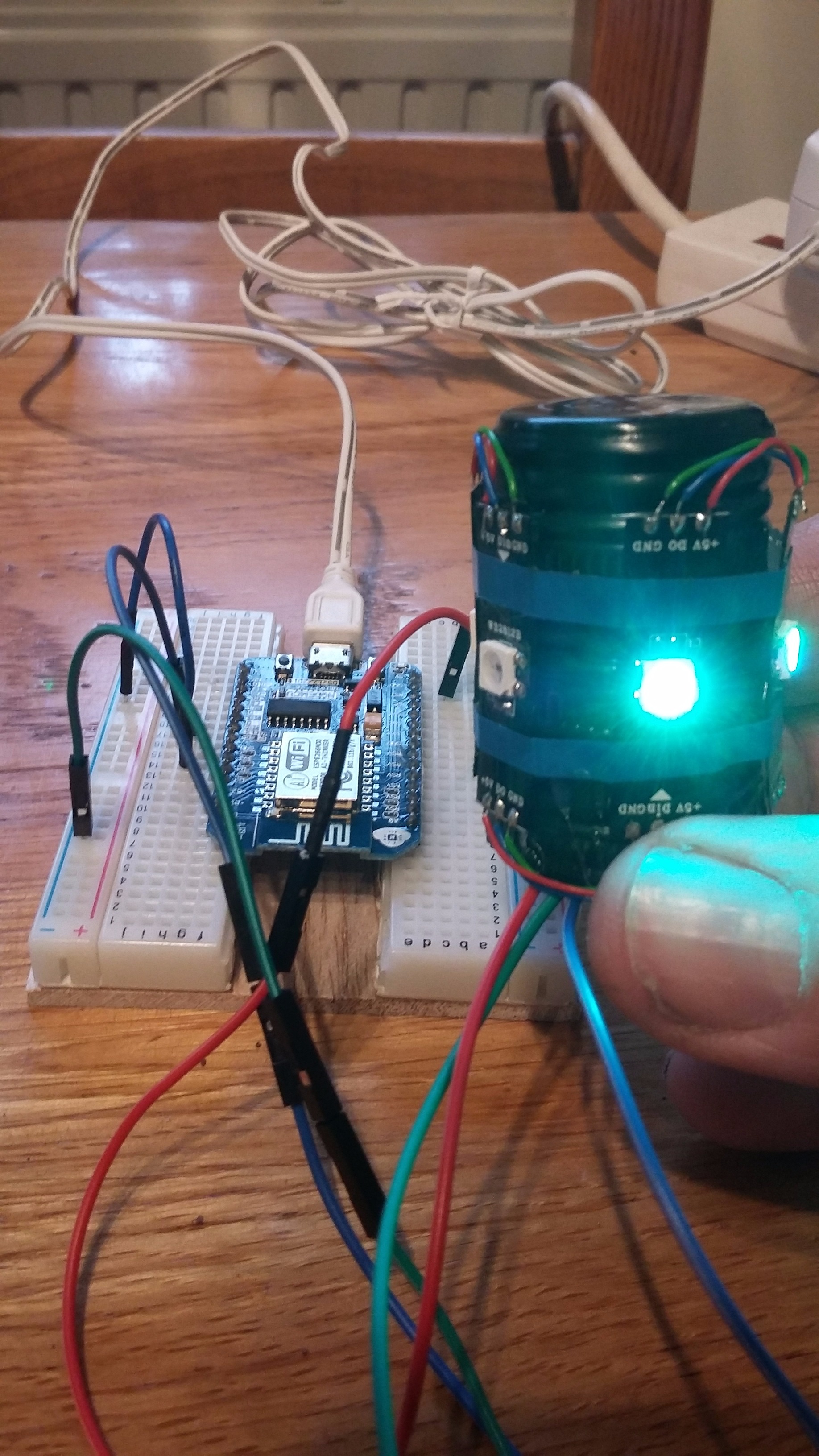 Internet of Things Lighthouse Using Arduino ESP8266 & WS2812 LED : 6 ...