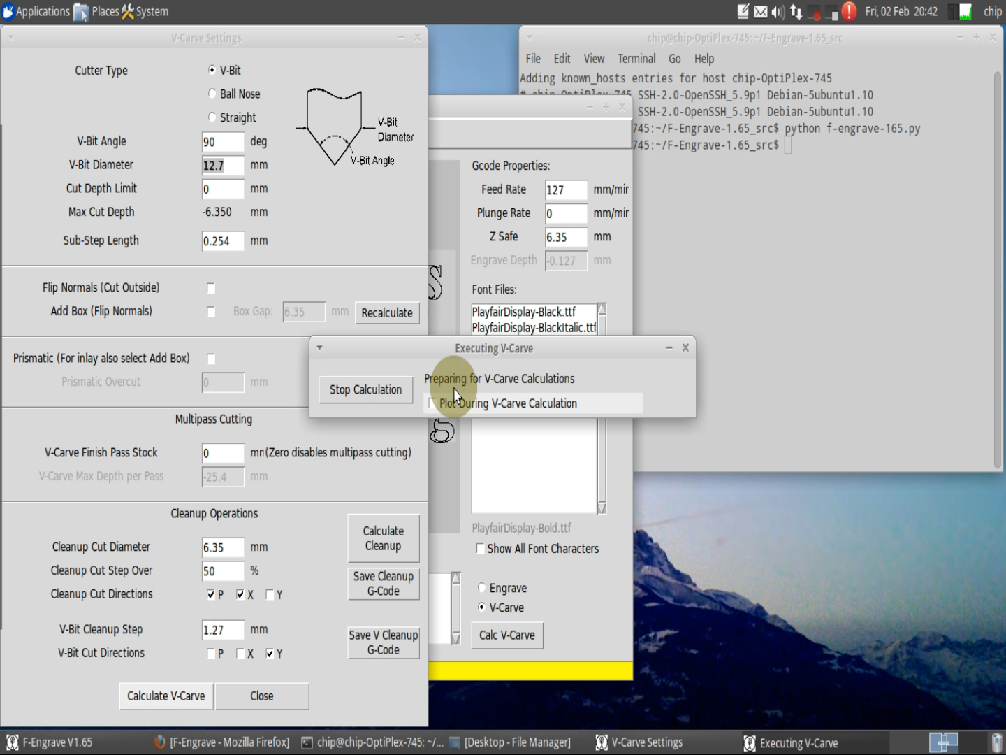 CNC Router V-Carving With All Open Source Software : 12 Steps (with ...