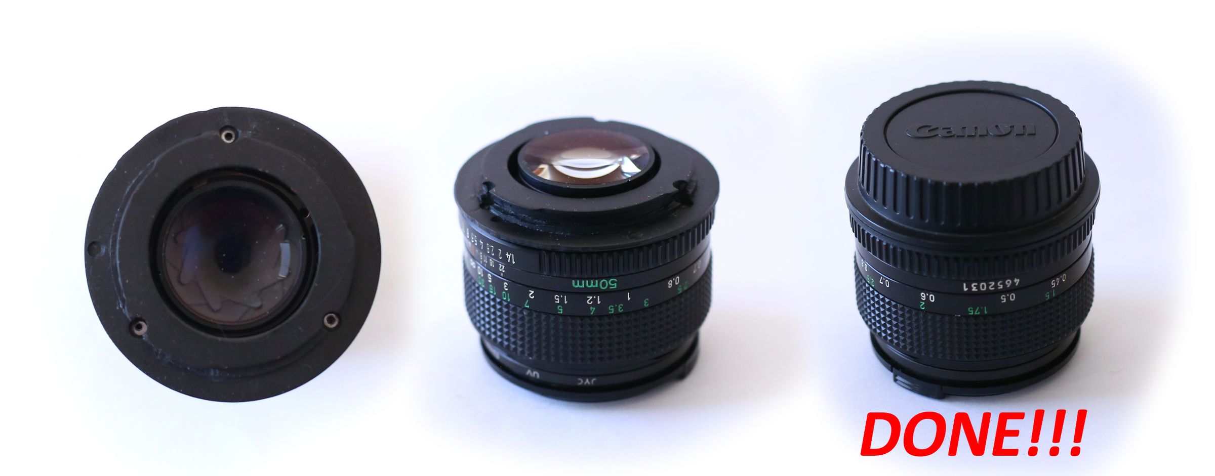 FDn to EF Mod (without Glass) Easy Steps : 9 Steps (with Pictures ...