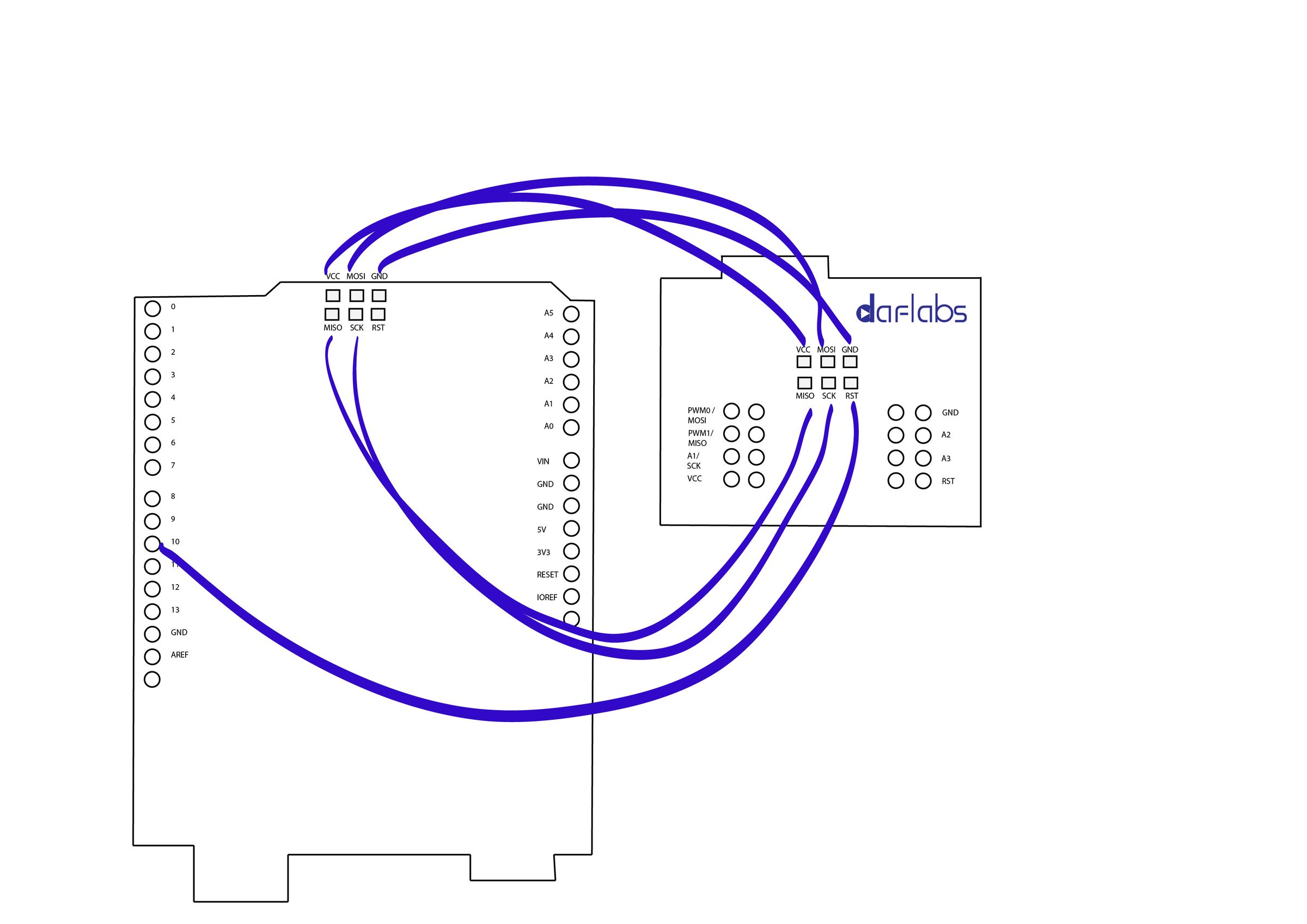 Programming the TinyBoard - ATTiny85 Development Board : 6 Steps ...