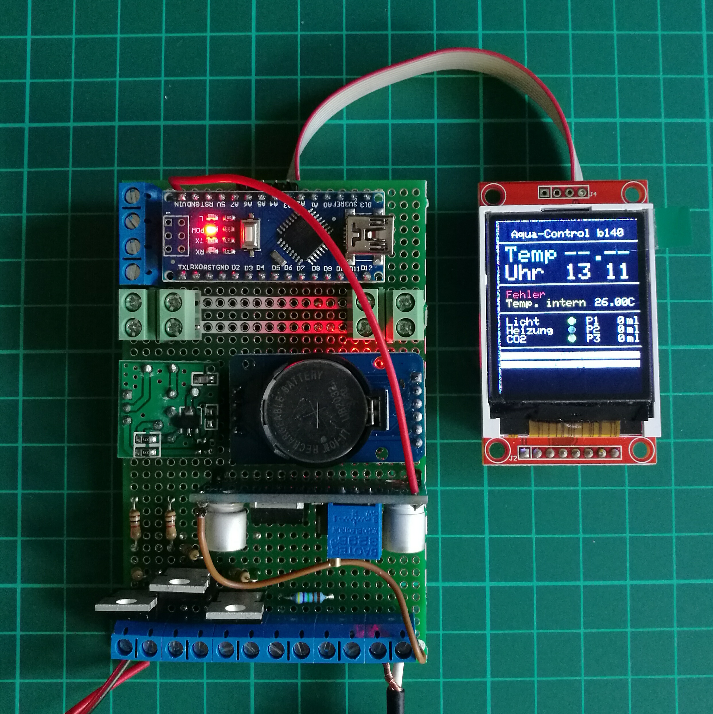 Aquarium Controller II - SlaveController for Fertilizer Pumps : 3 Steps ...