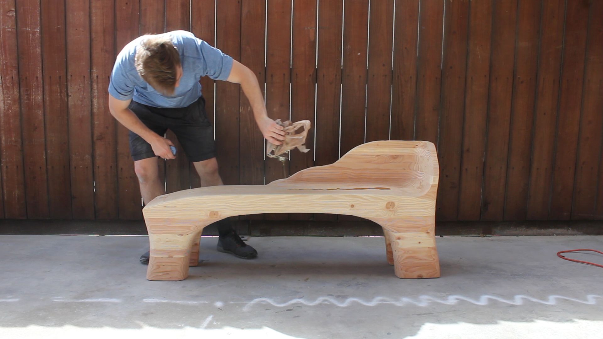 Power-Carved Lounge Bench : 14 Steps (with Pictures) - Instructables