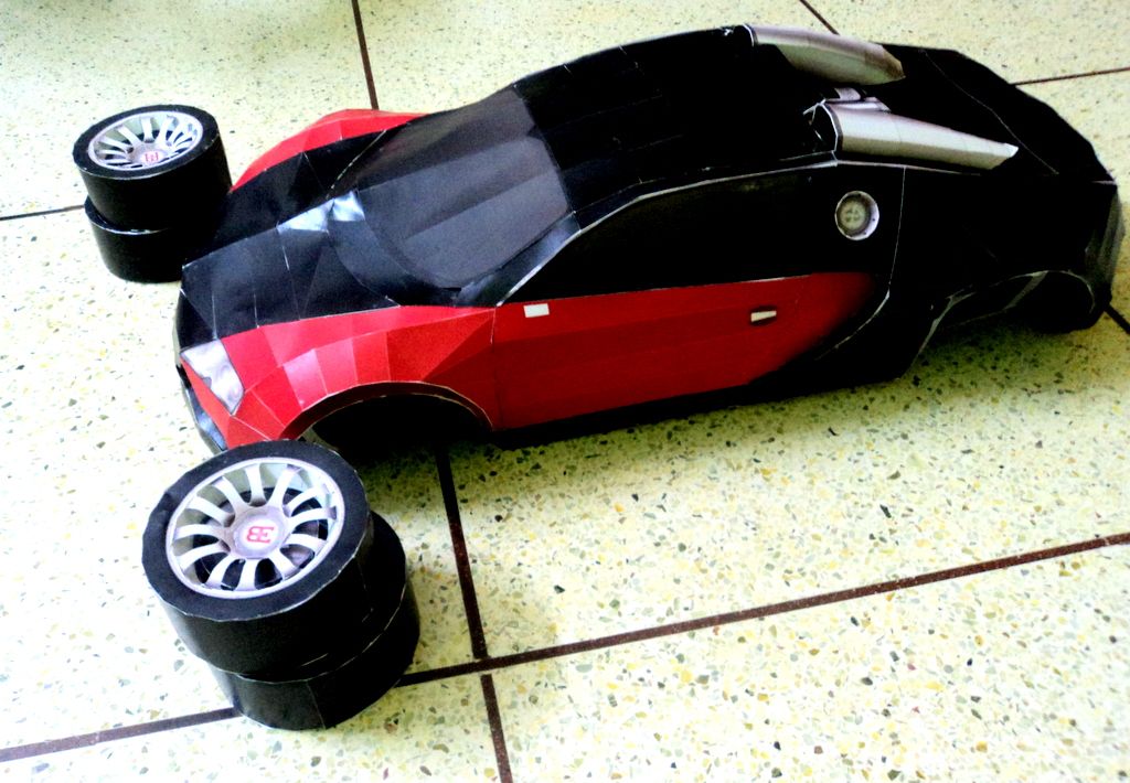 Of Paper Bugatti Template
