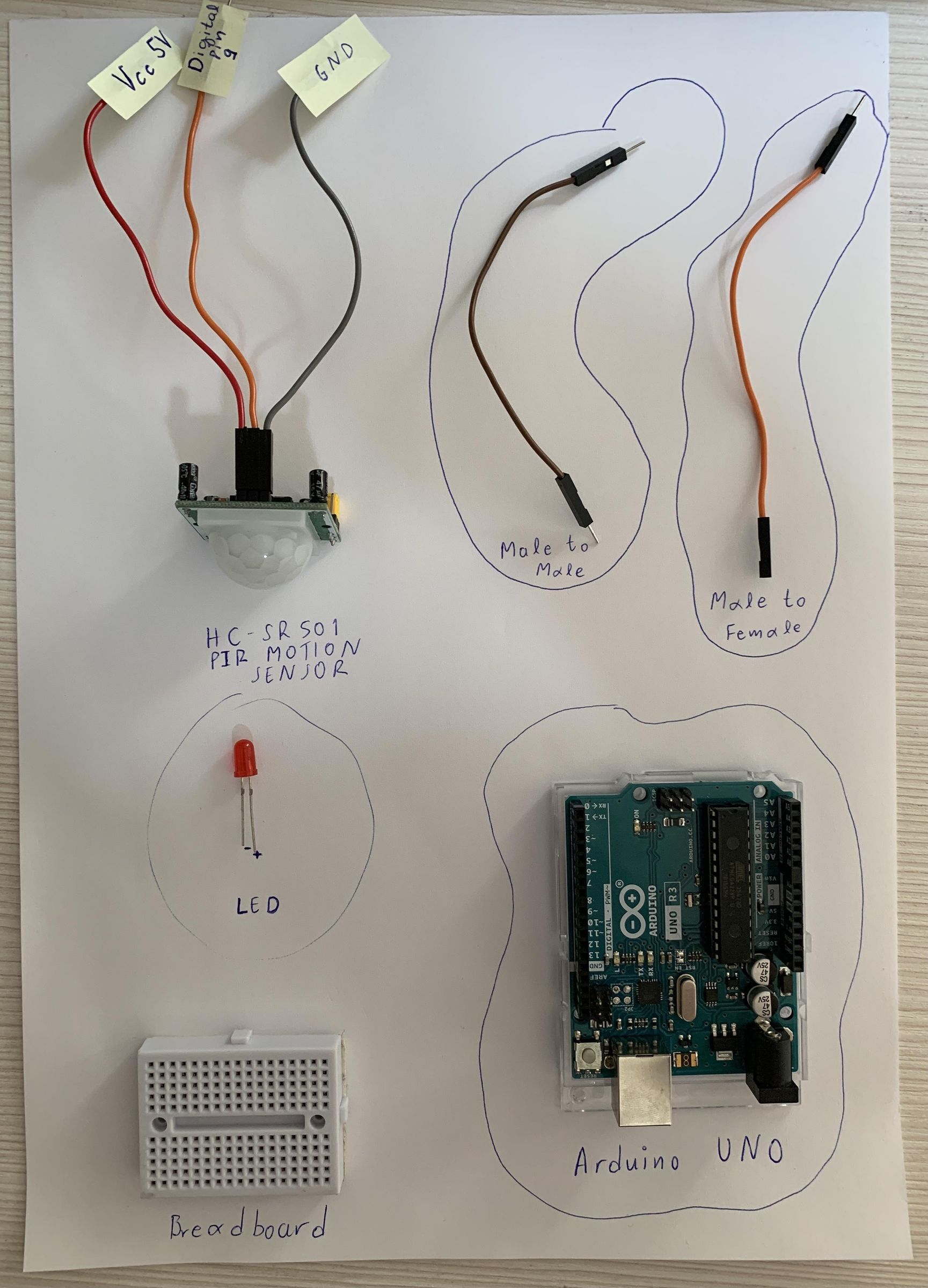 PIR Motion Sensor | HC-SR501 | Arduino : 3 Steps - Instructables