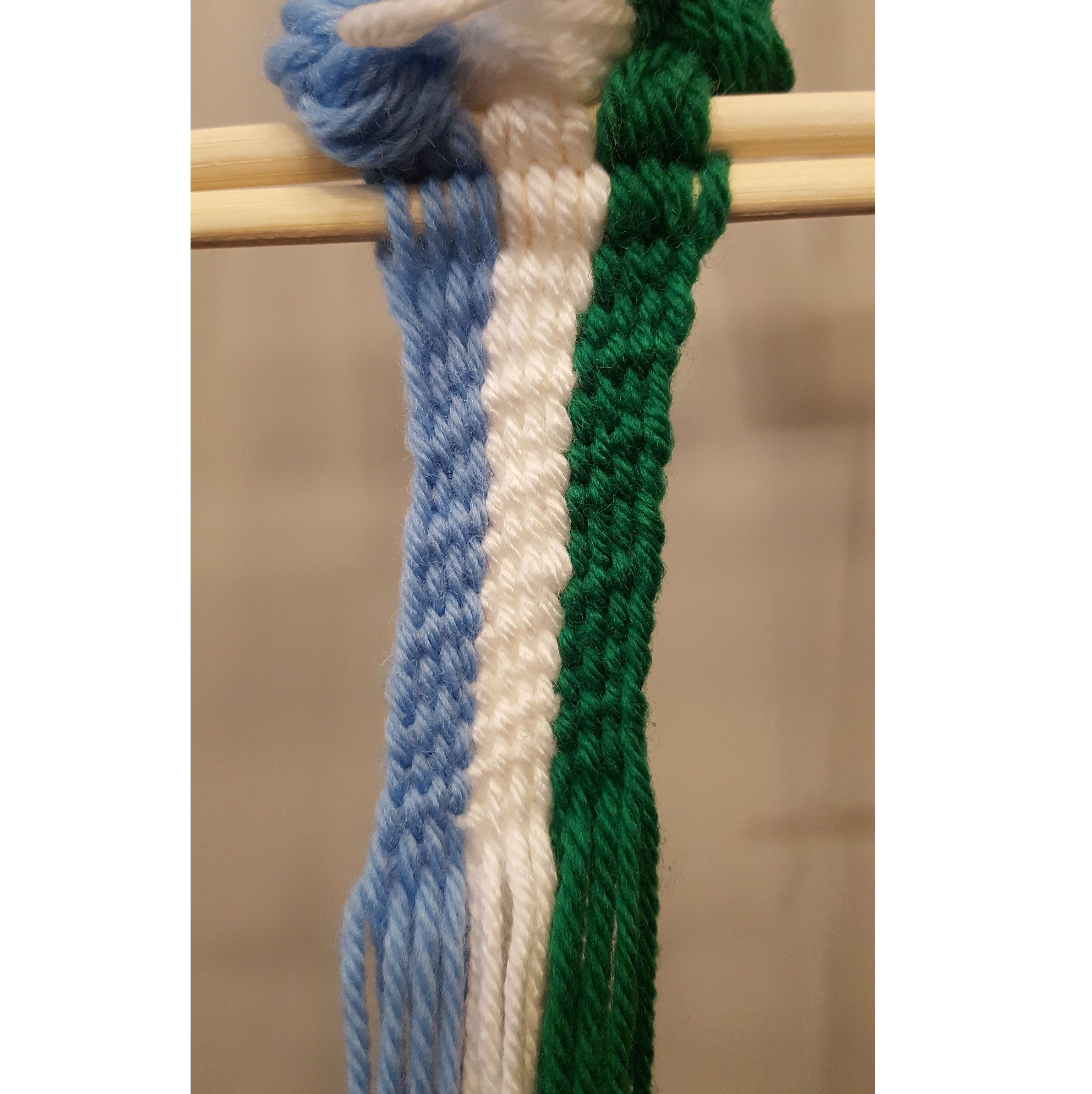 Colour Switching: Fingerweaving Vertical Stripes : 13 Steps (with ...