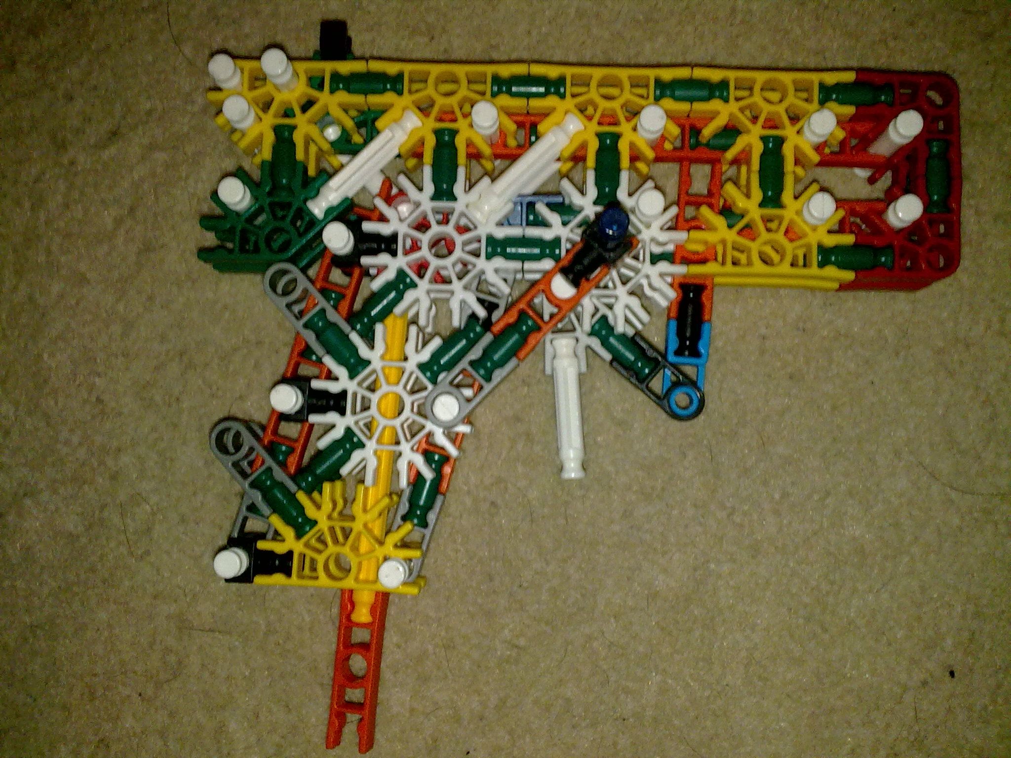 Simple Knex Gun With Mag & True Trigger : 4 Steps - Instructables