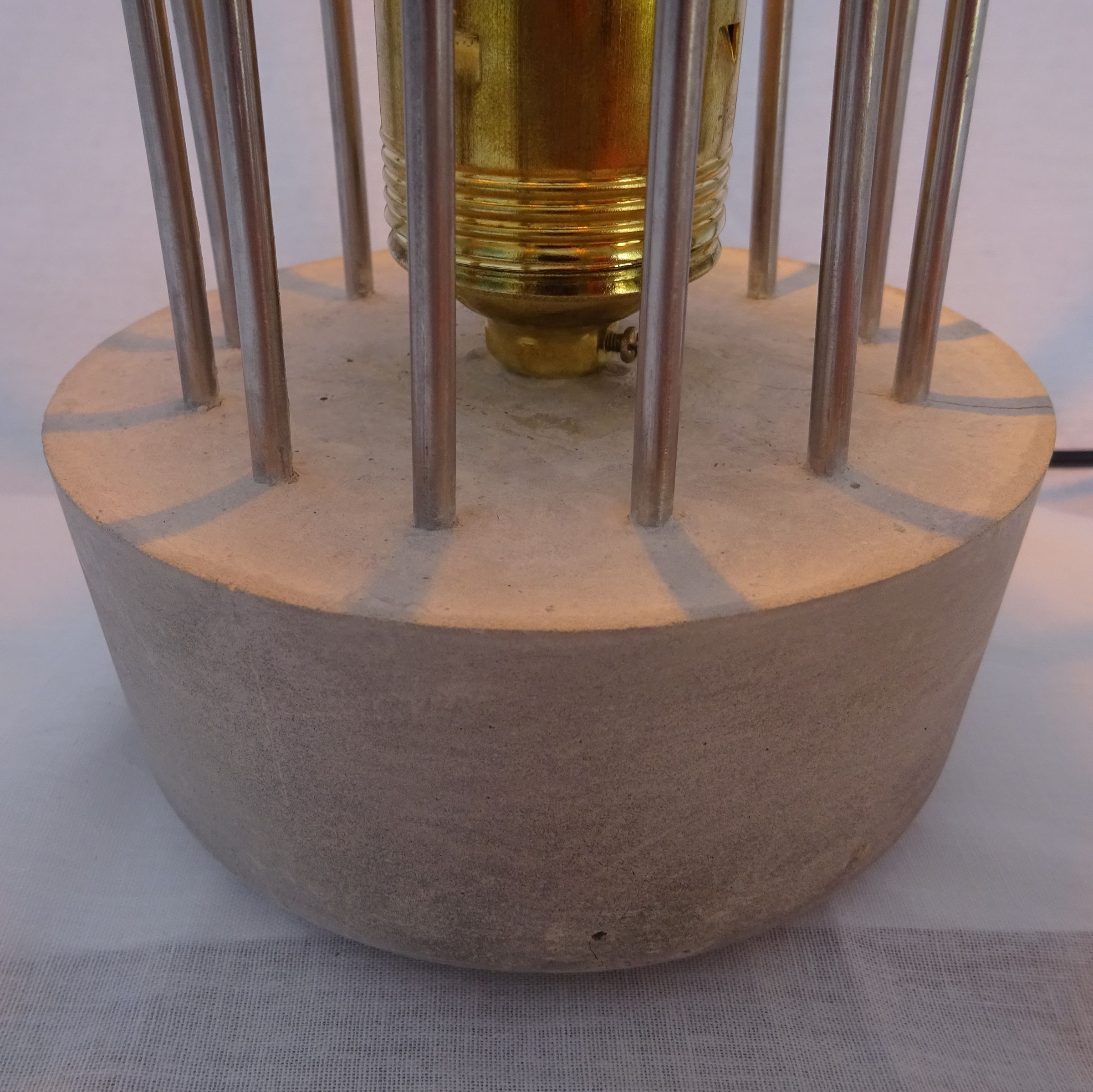 Concrete Base Table Lamp : 5 Steps (with Pictures) - Instructables