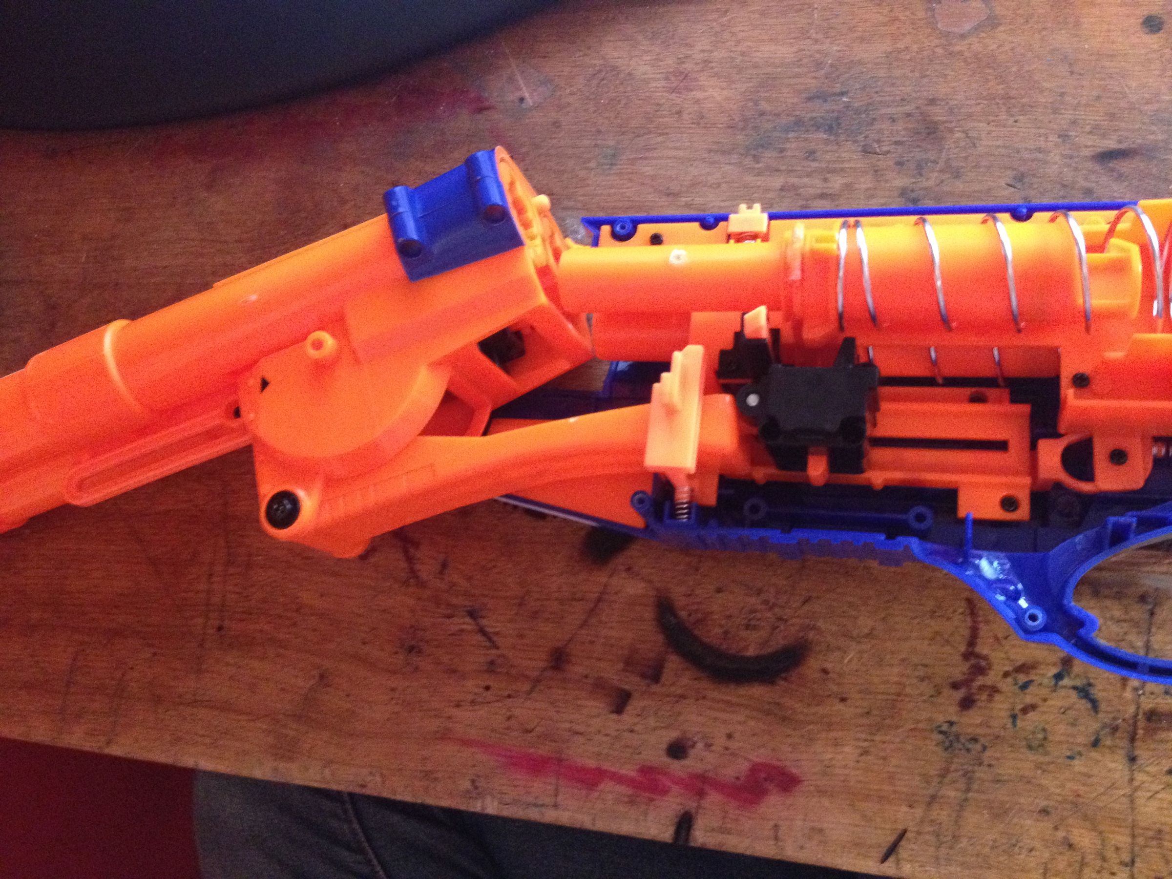 Nerf Barrel Break IX-2 Air Restrictor Removal & Power Mod : 11 Steps ...