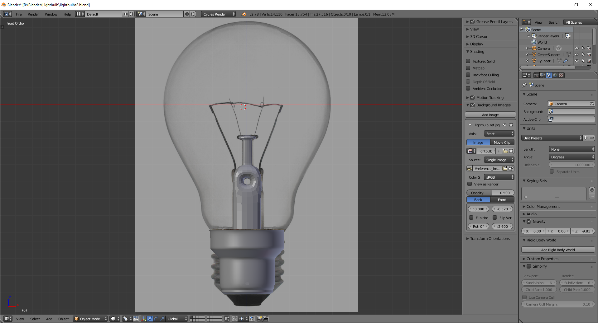 Modeling and Rendering a Light Bulb in Blender : 7 Steps (with Pictures) - Instructables