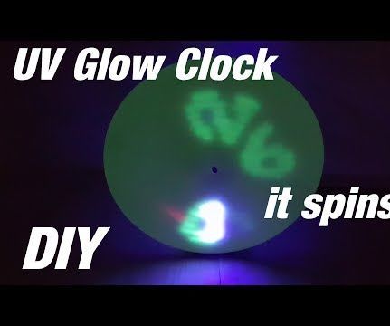 UV Glow Clock - It Spins! : 3 Steps (with Pictures) - Instructables