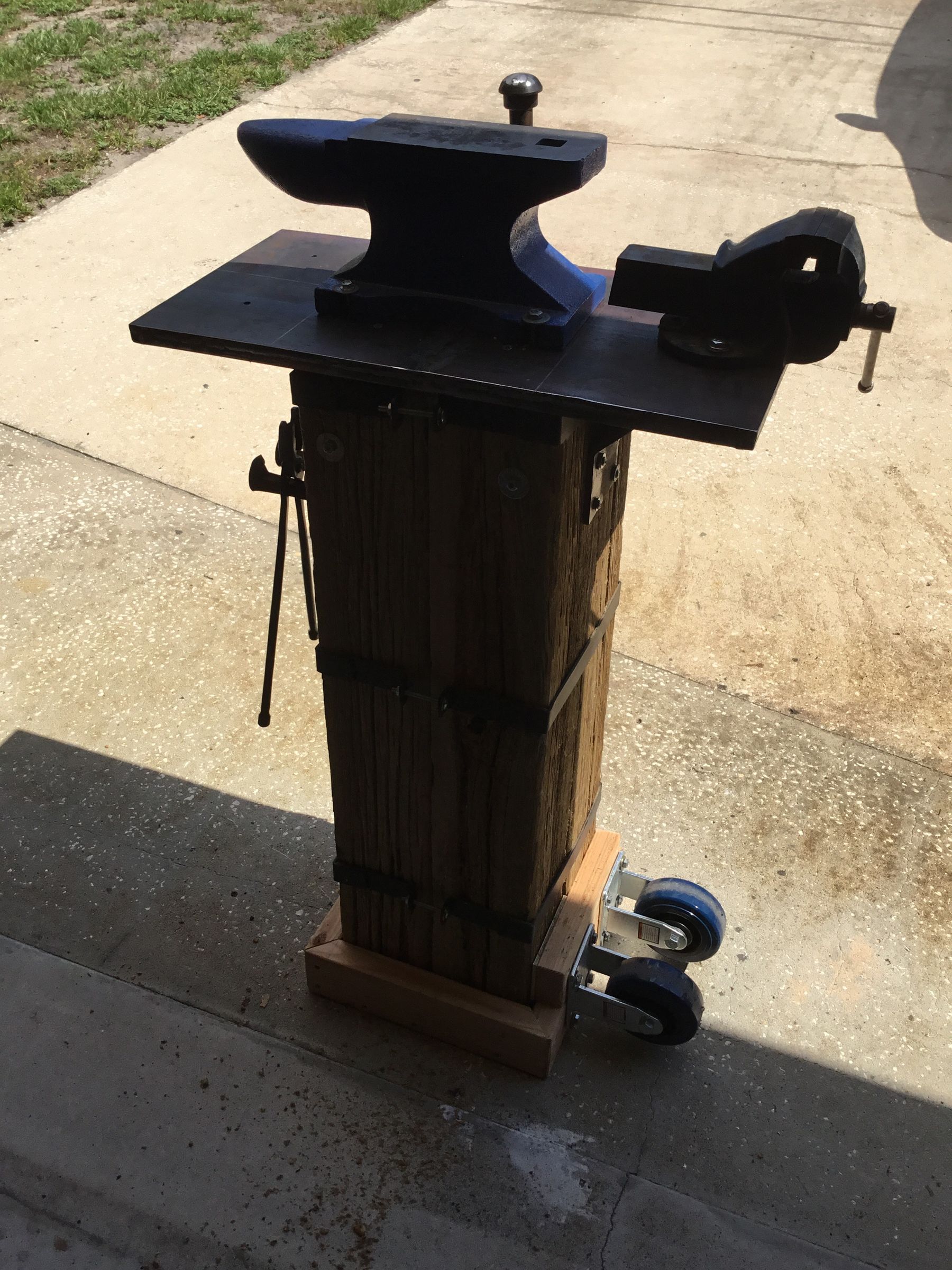 Propane Jet Forge and Anvil Stand : 6 Steps - Instructables
