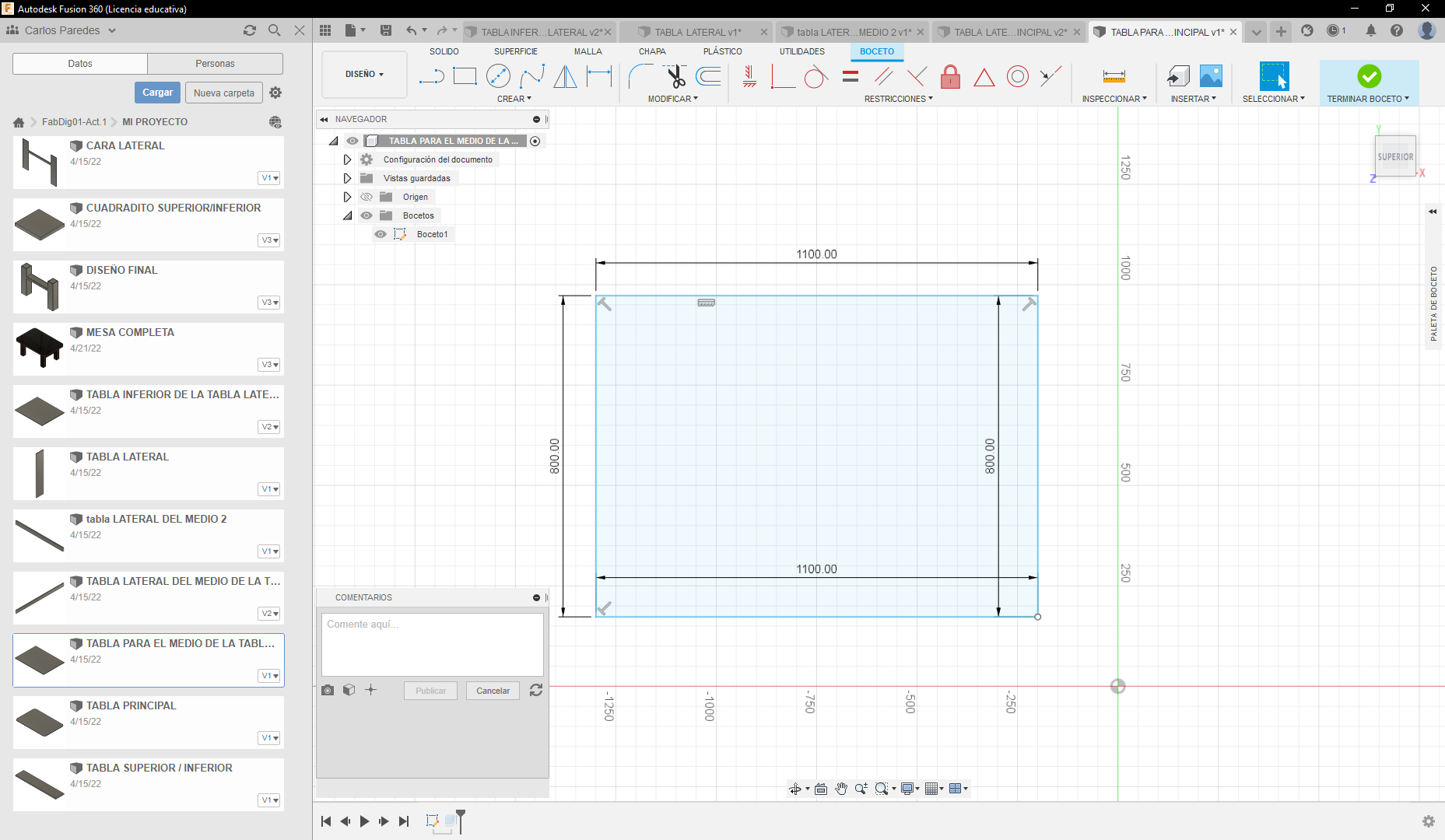 MESA / COMEDOR : 11 Steps - Instructables