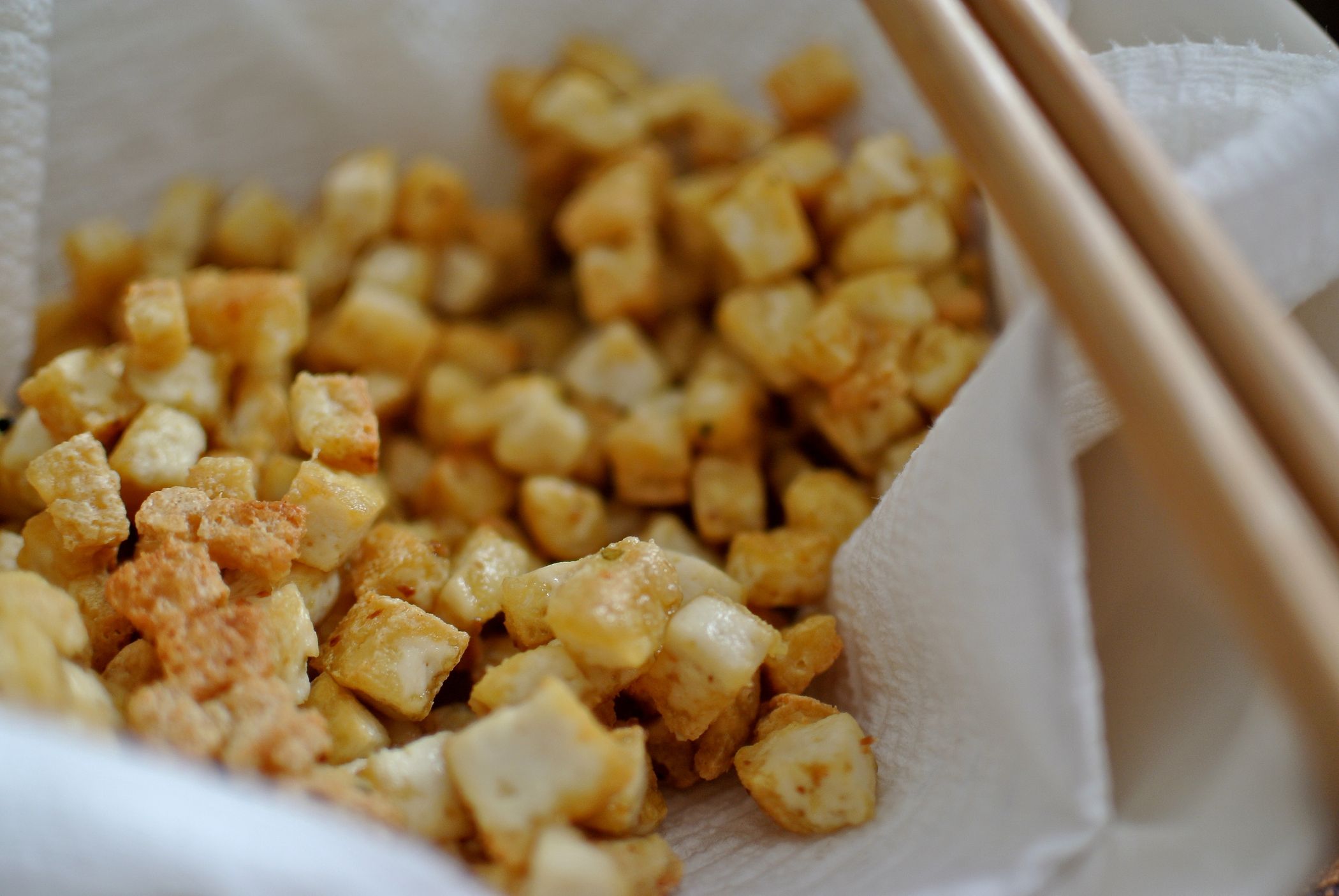 Fried Tofu Cubes : 6 Steps (with Pictures) - Instructables