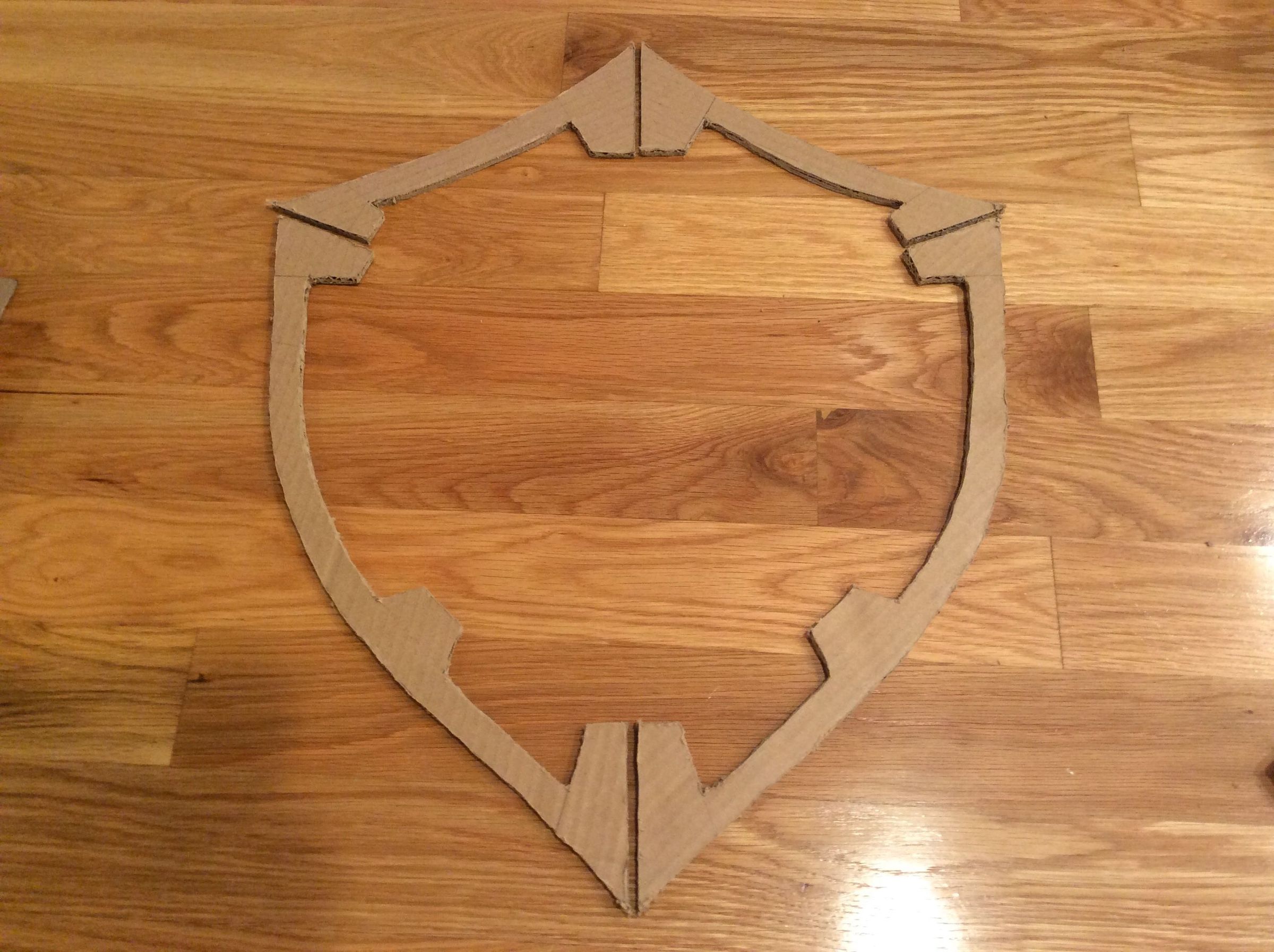 Cardboard Hylian Shield : 7 Steps (with Pictures) - Instructables