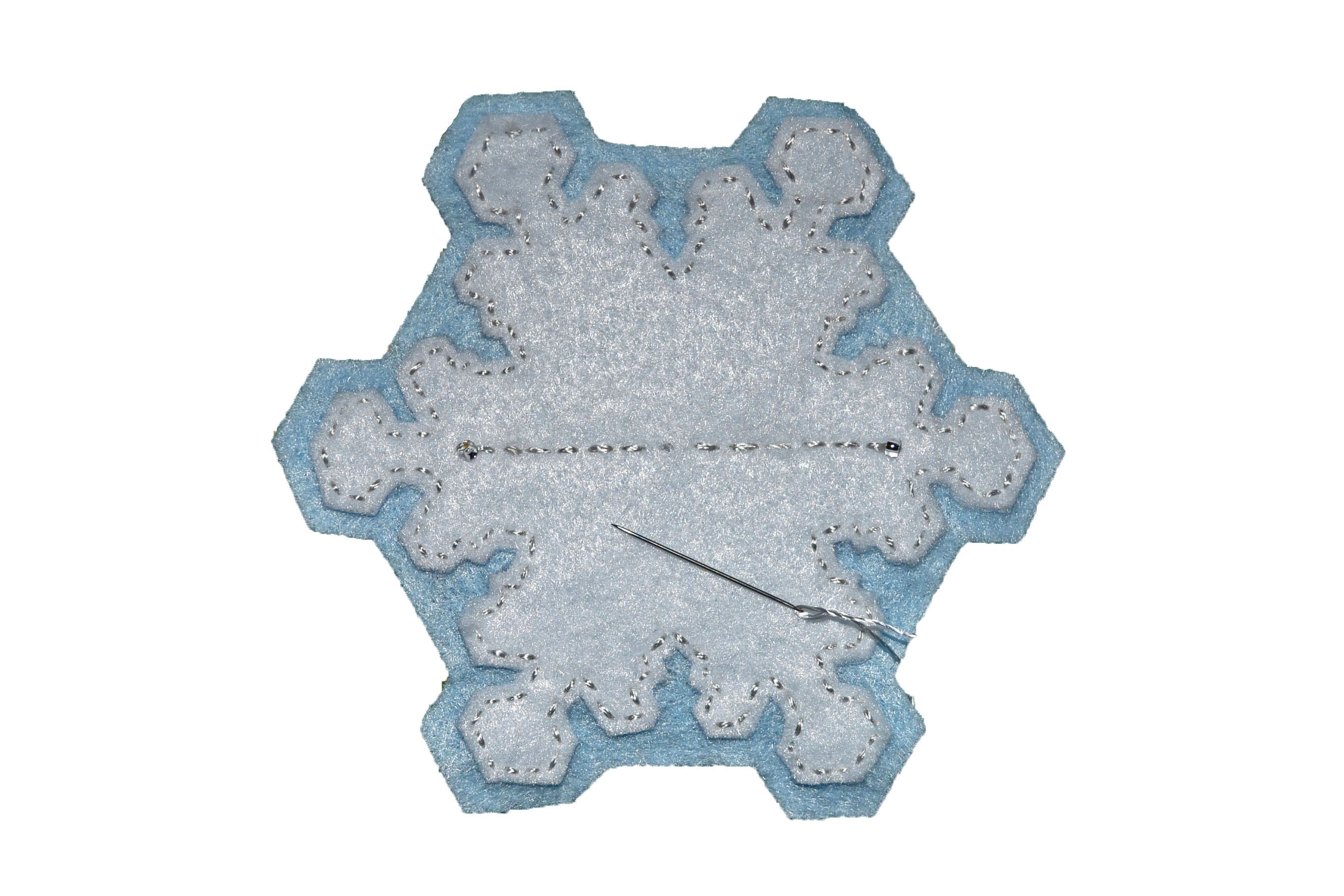 Felt Snowflake Ornaments : 11 Steps (with Pictures) - Instructables
