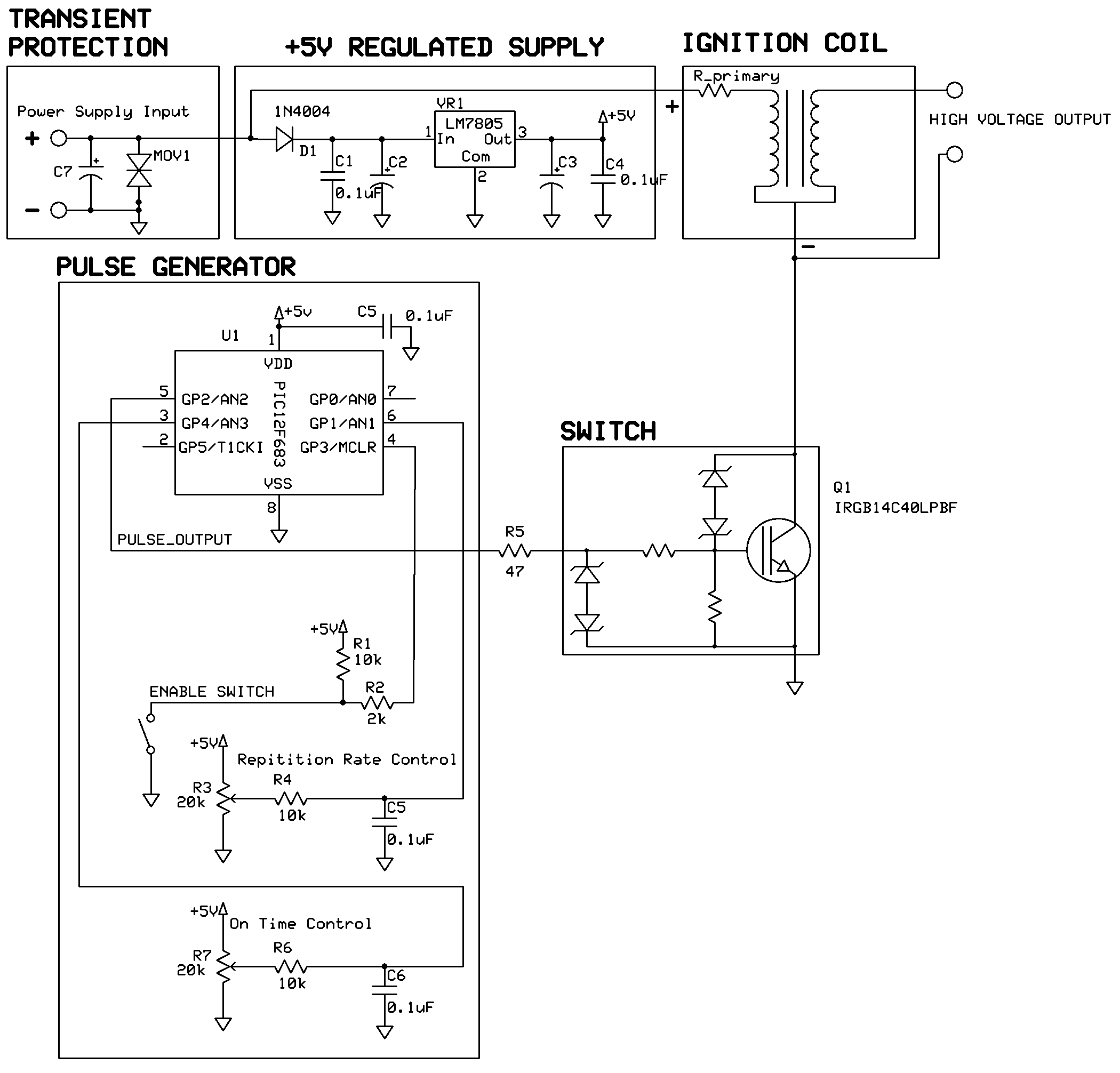 Ignition Coil High Voltage Display : 6 Steps (with Pictures ...