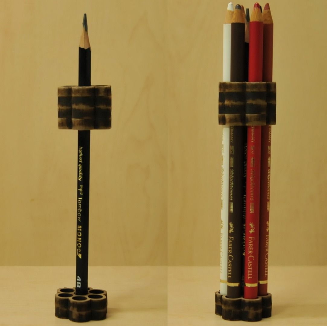 Floating Color Pencil Holder : 7 Steps (with Pictures) - Instructables