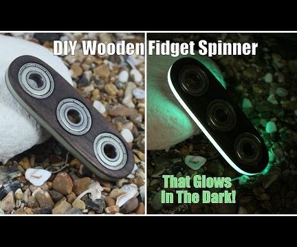 DIY Wooden Fidget Spinner That Glows in the Dark : 10 Steps (with Pictures) - Instructables