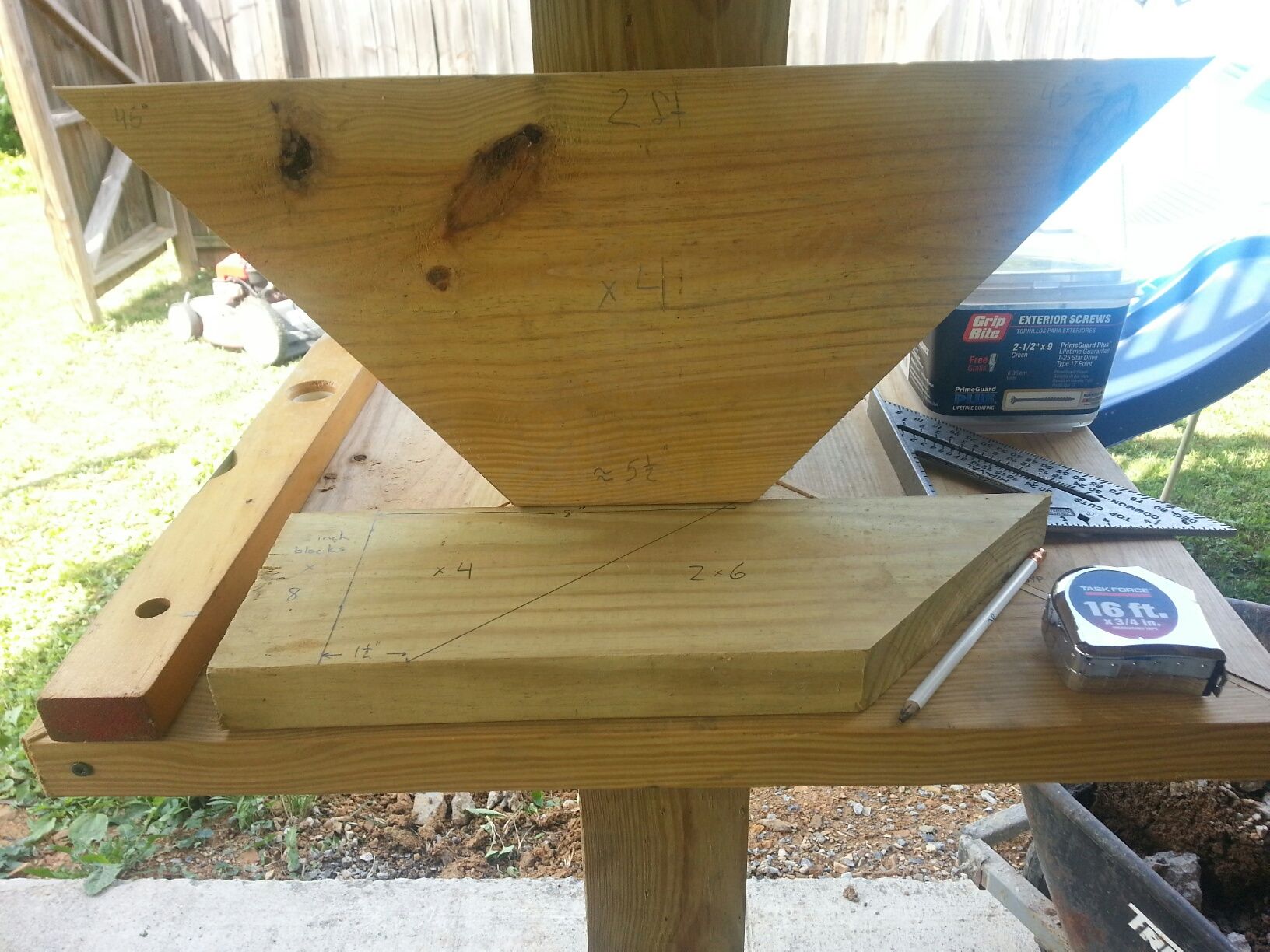 Deck Support Table : 6 Steps (with Pictures) - Instructables
