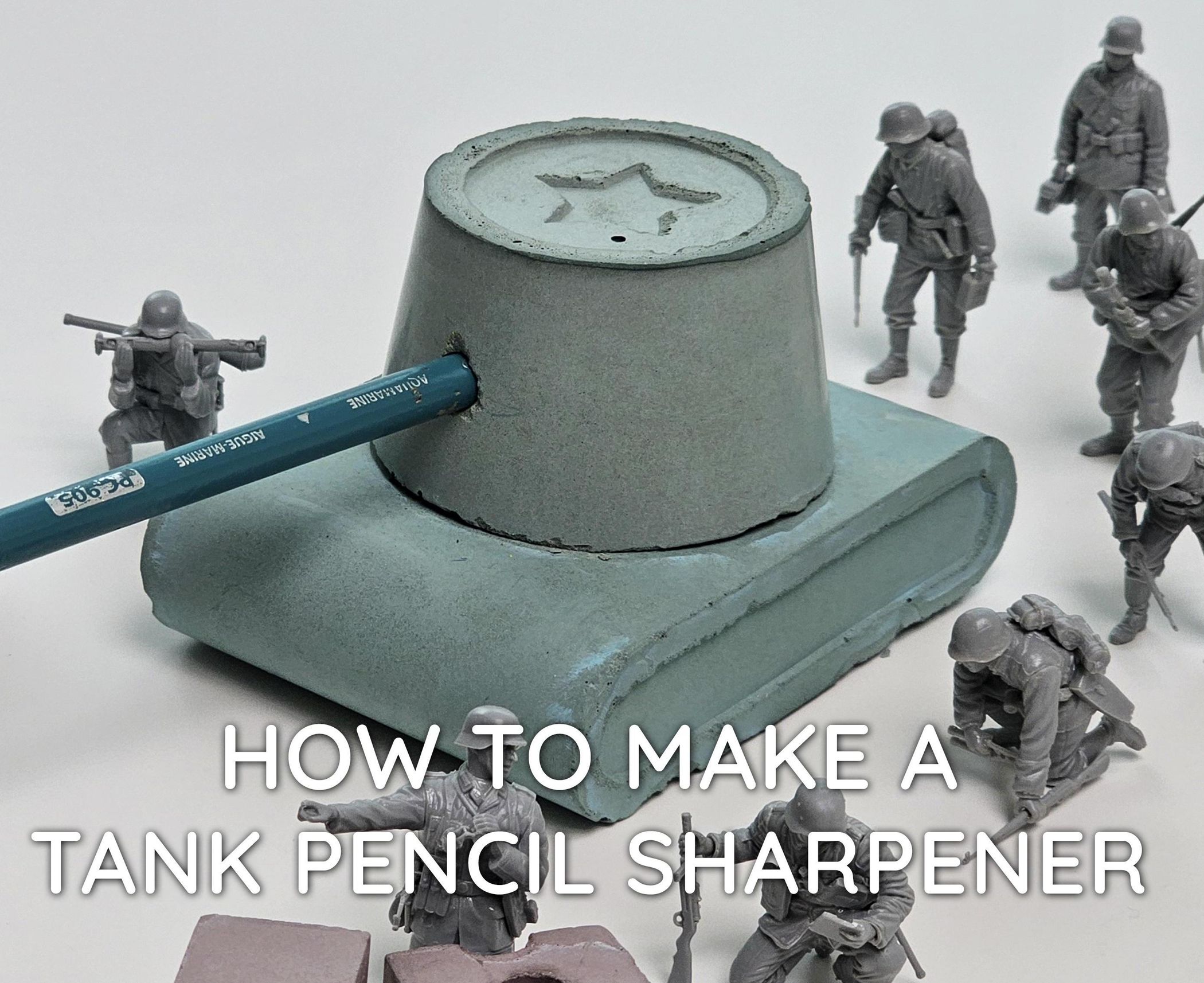 Tank Pencil Sharpener : 10 Steps (with Pictures) - Instructables