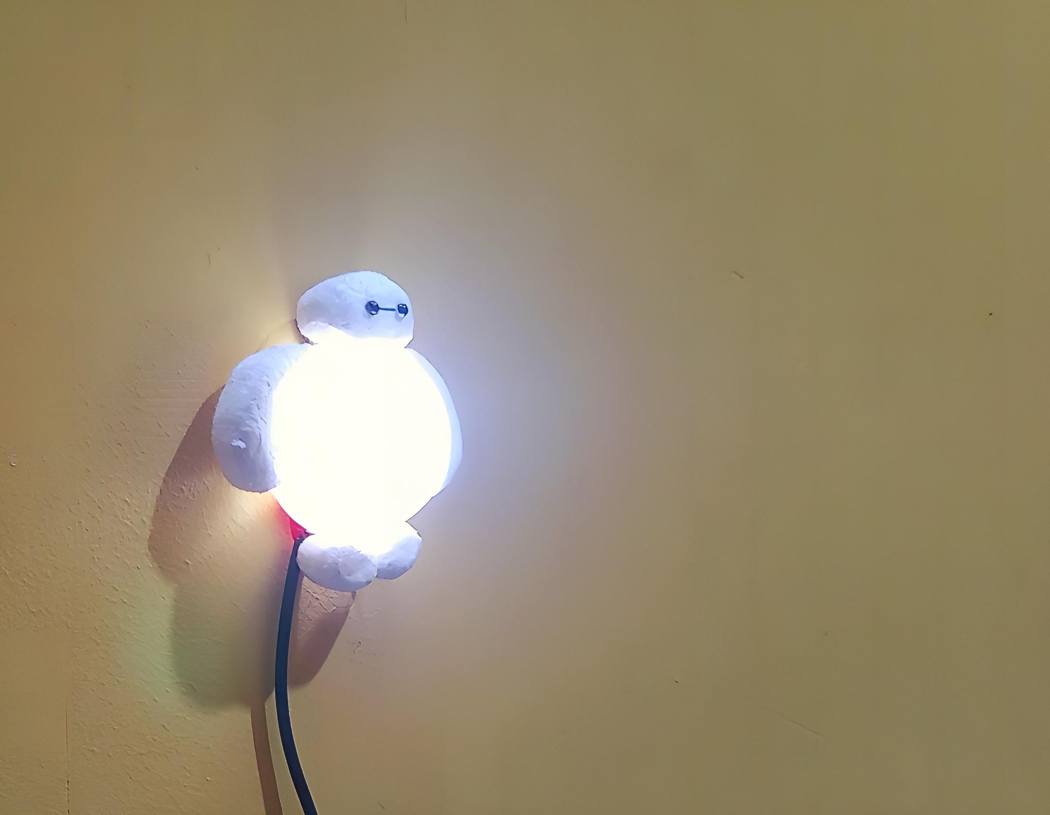 Baymax Lamp - Helps You Take Medications on Time : 12 Steps (with ...
