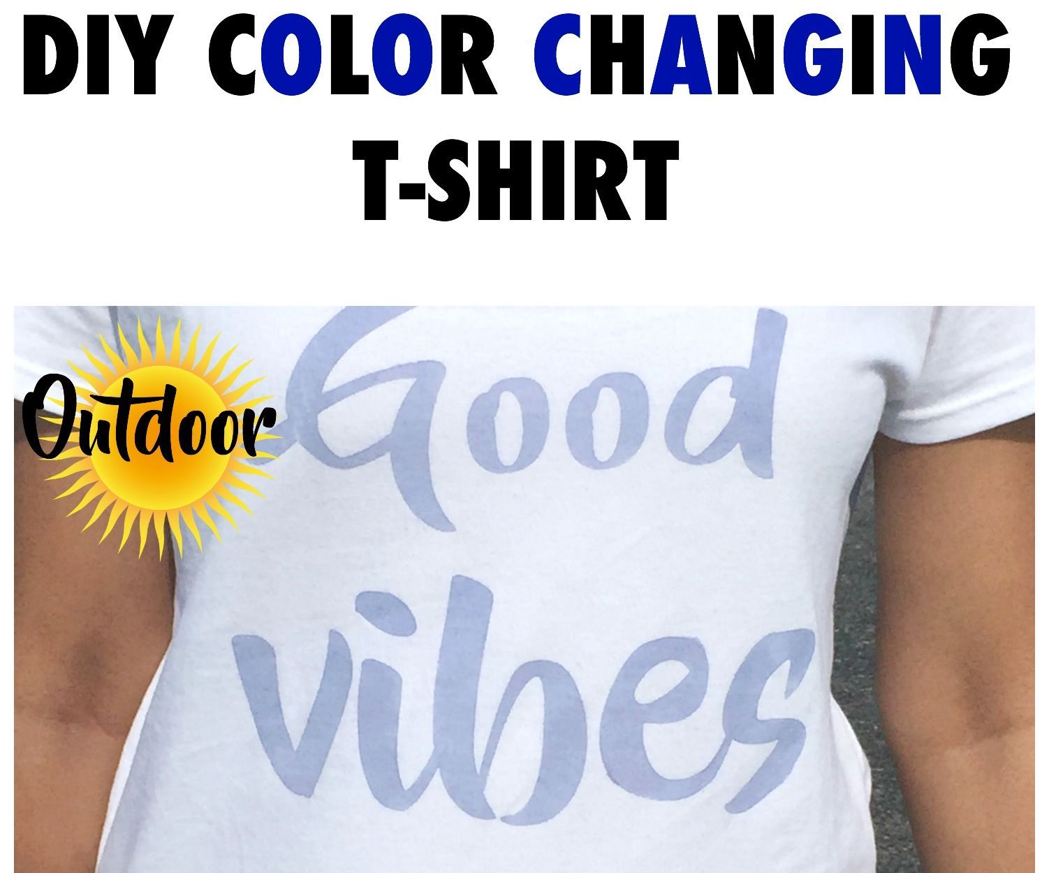 DIY Color Changing T-shirt : 7 Steps (with Pictures) - Instructables