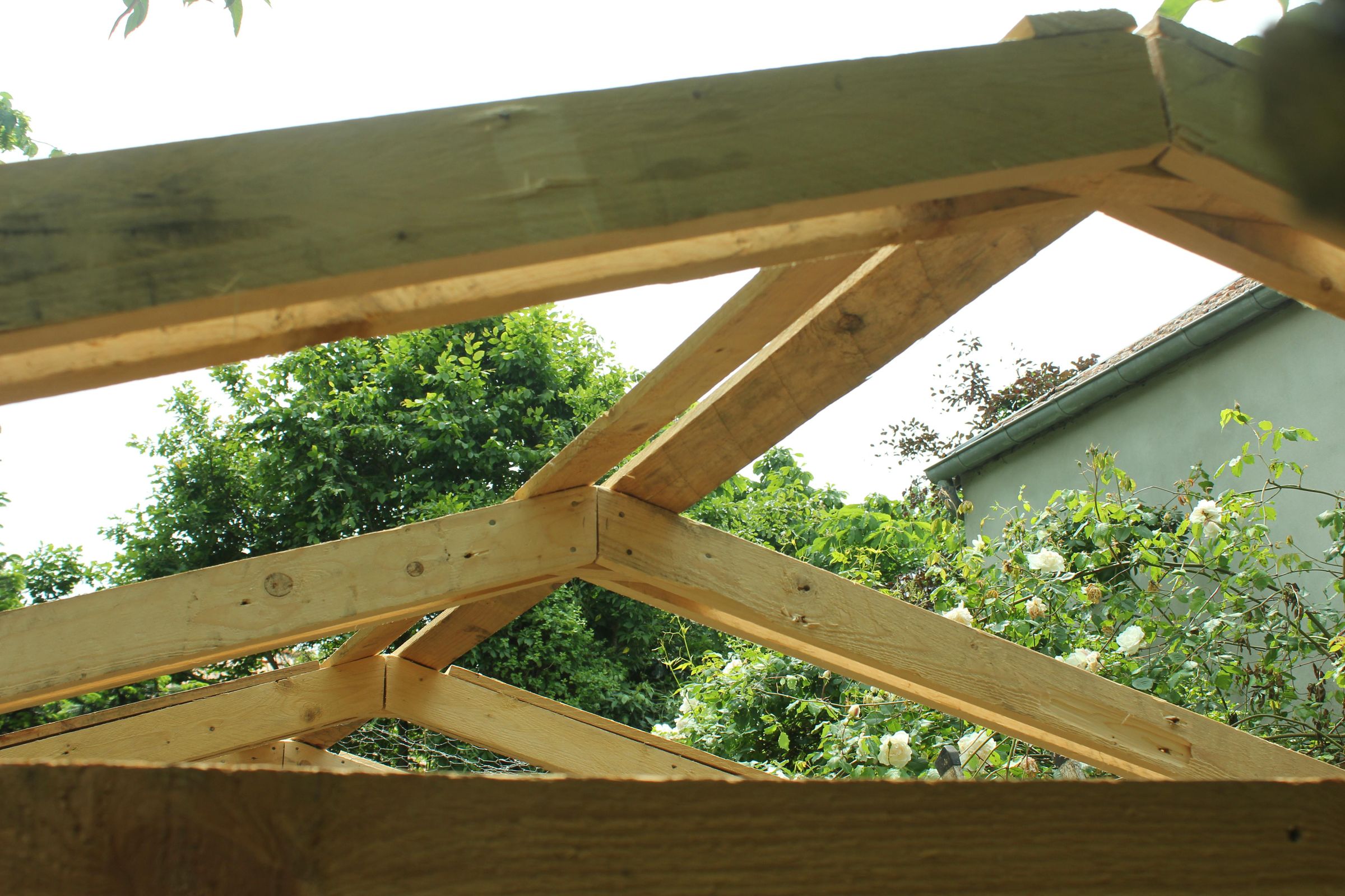 Greenhouse Extension - Making a Safe Living, Nesting & Brooding Area ...