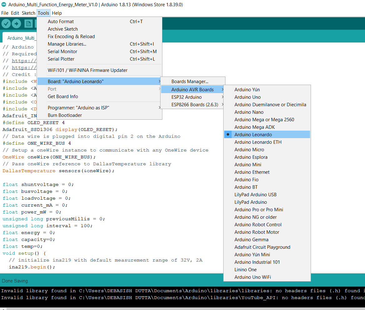 DIY Arduino Multifunction Energy Meter V1.0 : 13 Steps (with Pictures ...