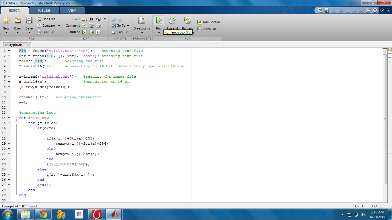 Hide Text in Image File : Image Encryption in Matlab : 6 Steps ...