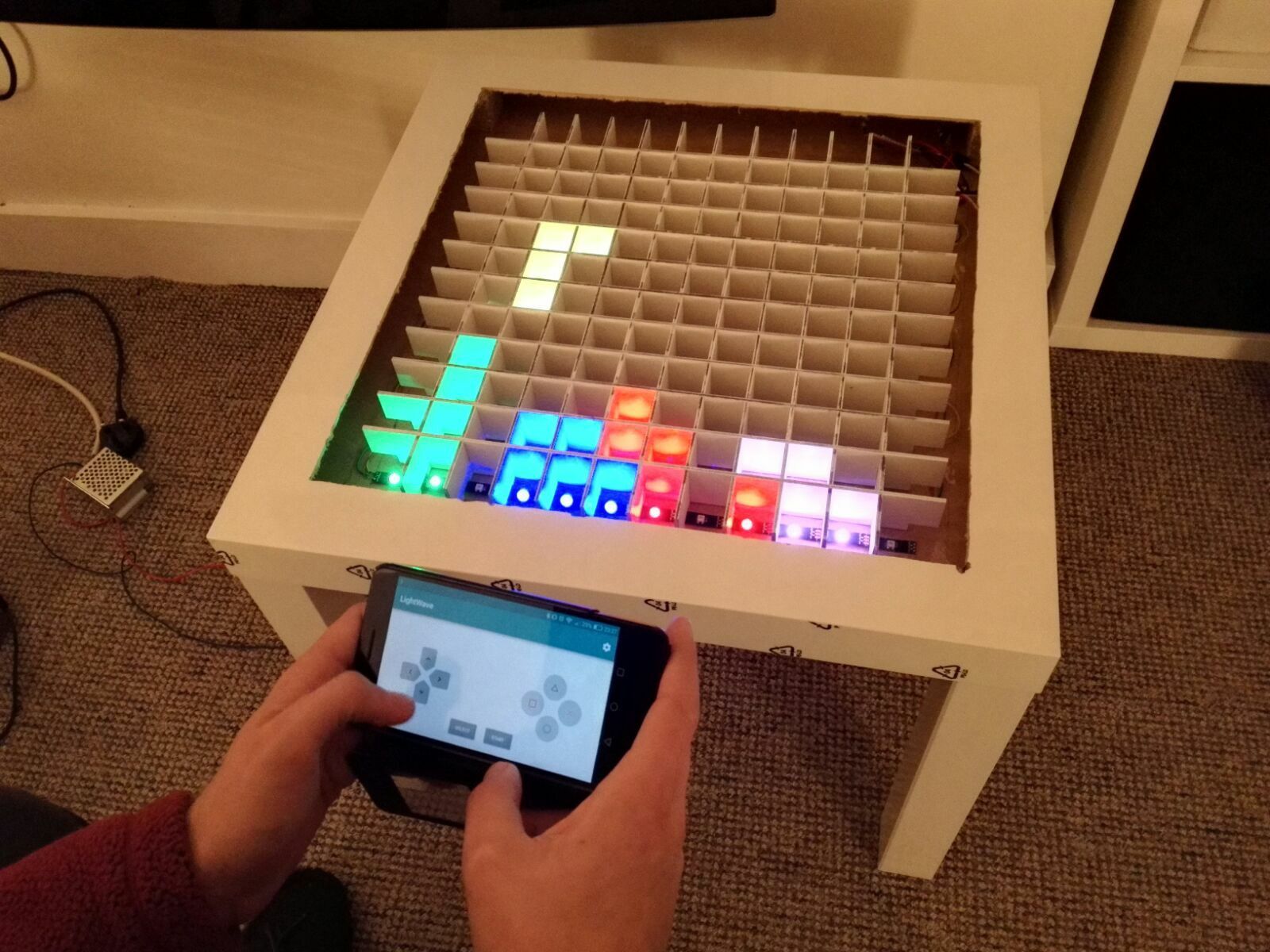 Bluetooth Controlled Arduino LED Coffee Table : 10 Steps (with Pictures ...