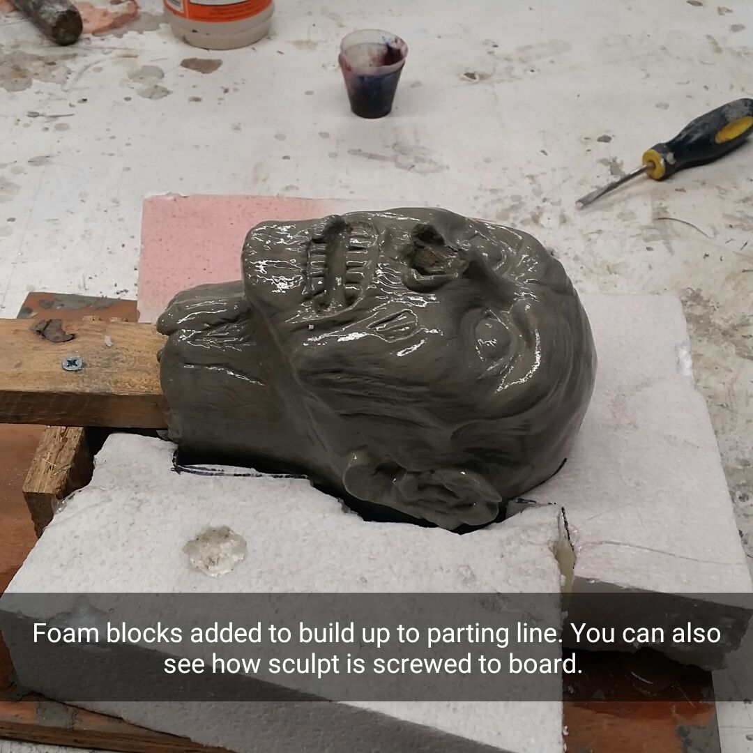 Making a Silicone Mold 'Zombie Head' : 8 Steps (with Pictures ...