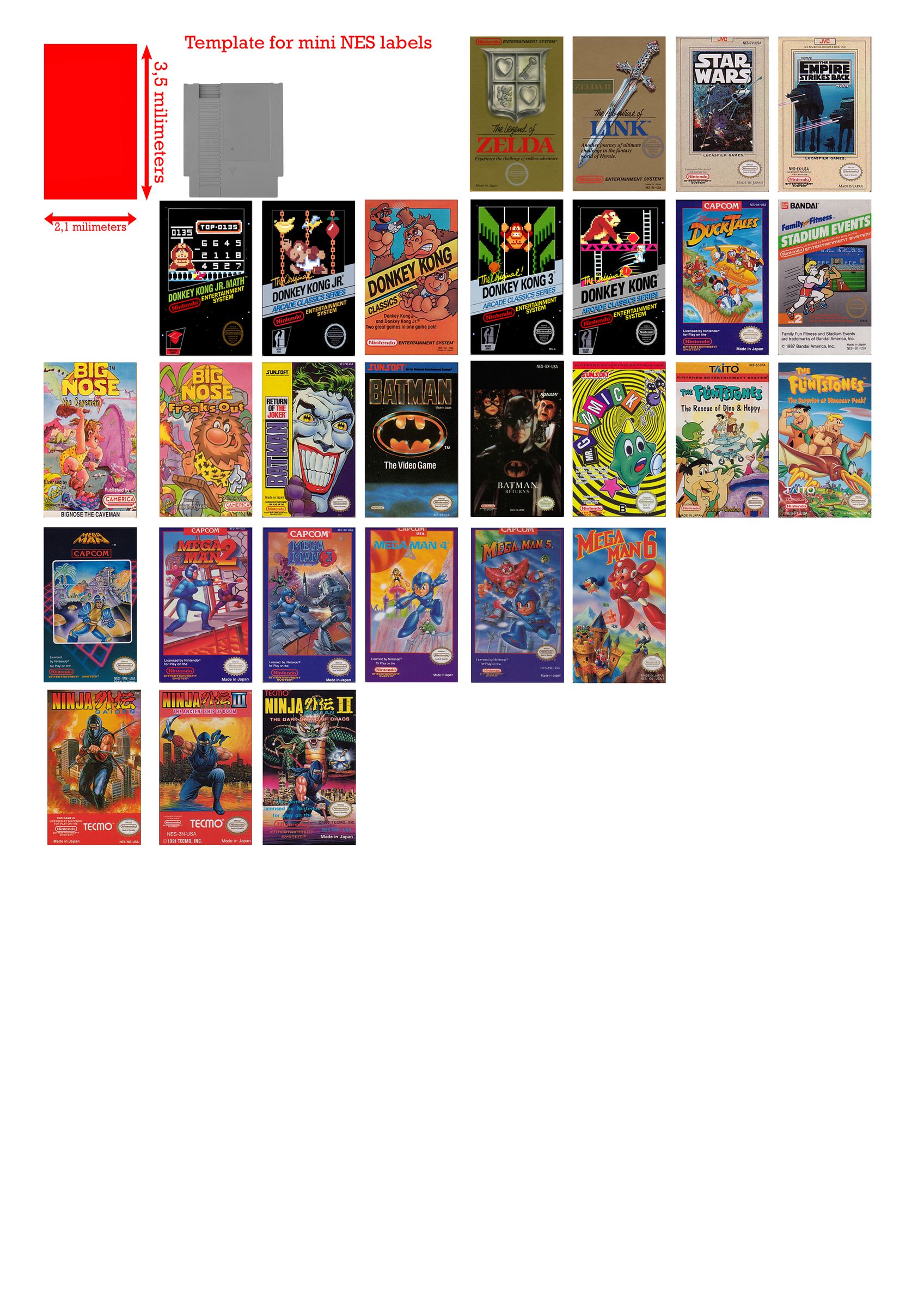Refrigerator Magnets Shaped Like Retro NES Game Cartridges. : 7 Steps ...