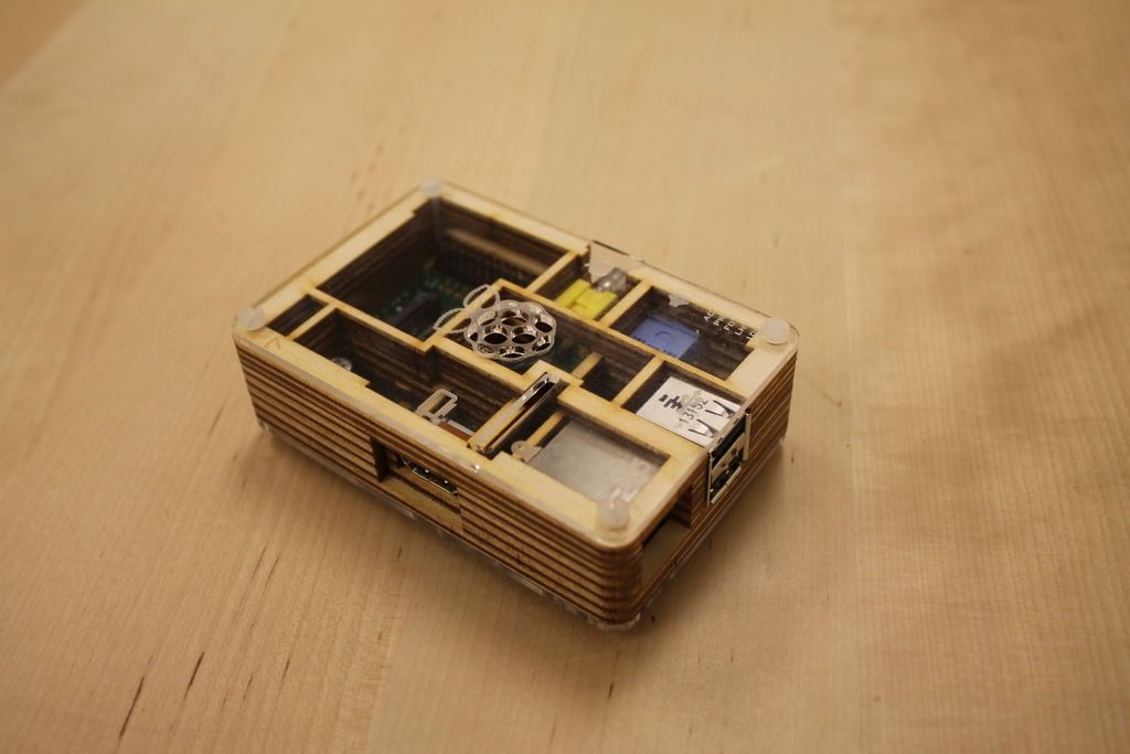 Wooden Raspberry Pi Enclosure