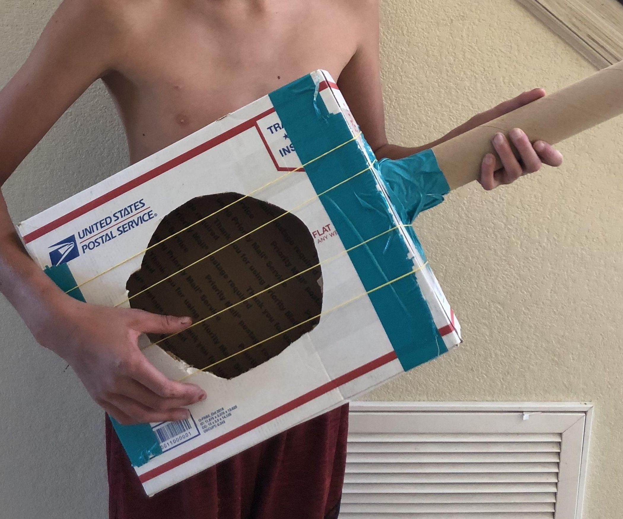 DIY Package Box Guitar : 4 Steps - Instructables