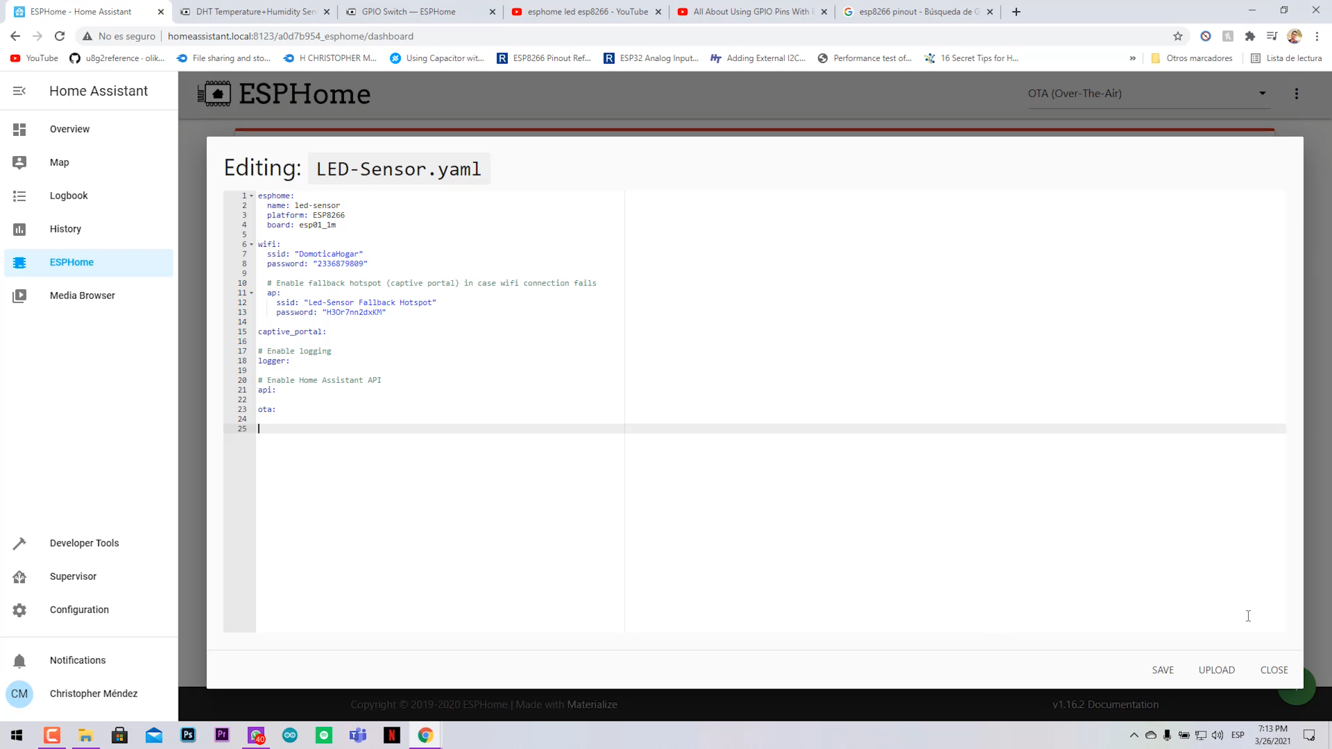 Basic Projects | How to Start on Raspberry Pi Home Automation | ESPHome ...