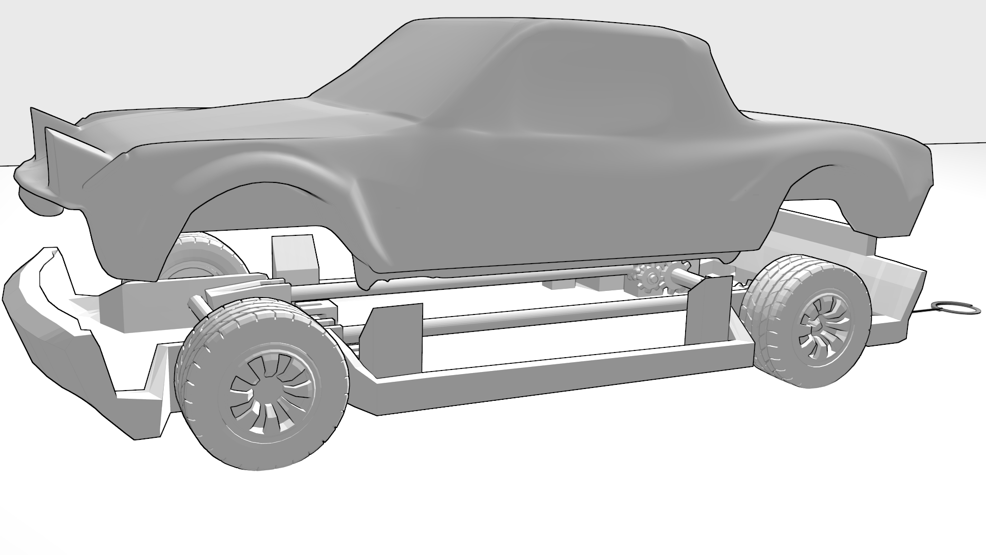 3d Printed Dual Band Pull String Car : 12 Steps - Instructables