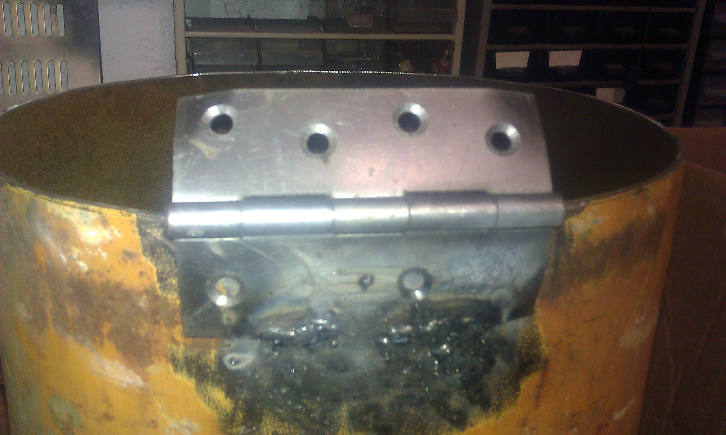 Home Made Forge Made From Gas Tank : 6 Steps (with Pictures ...