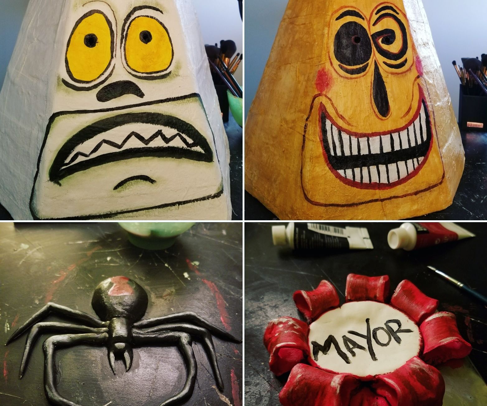 The Mayor From Halloween Town Mask Tutorial : 5 Steps (with Pictures ...