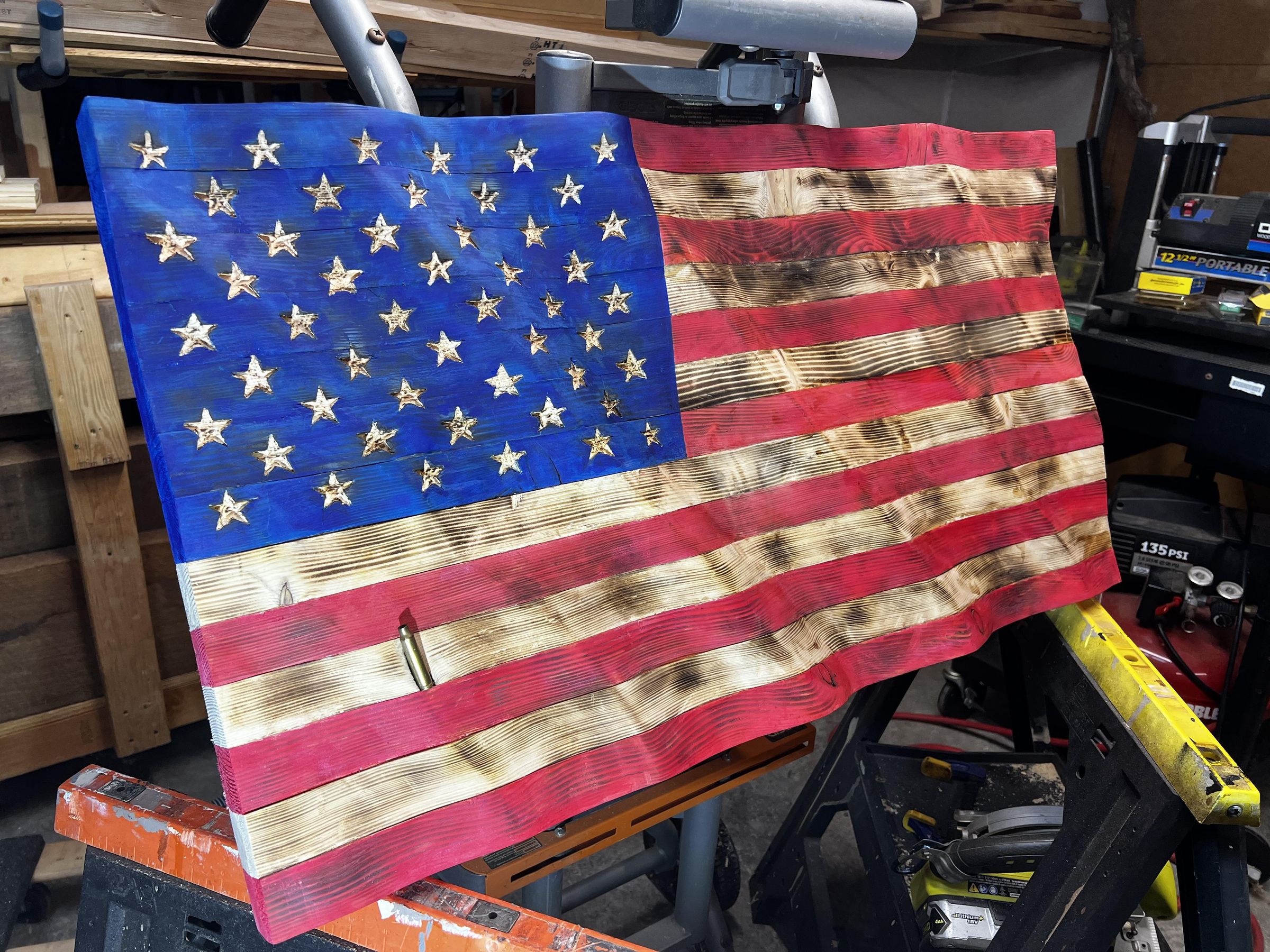 Wavey American Flag From 2x4s : 4 Steps (with Pictures) - Instructables