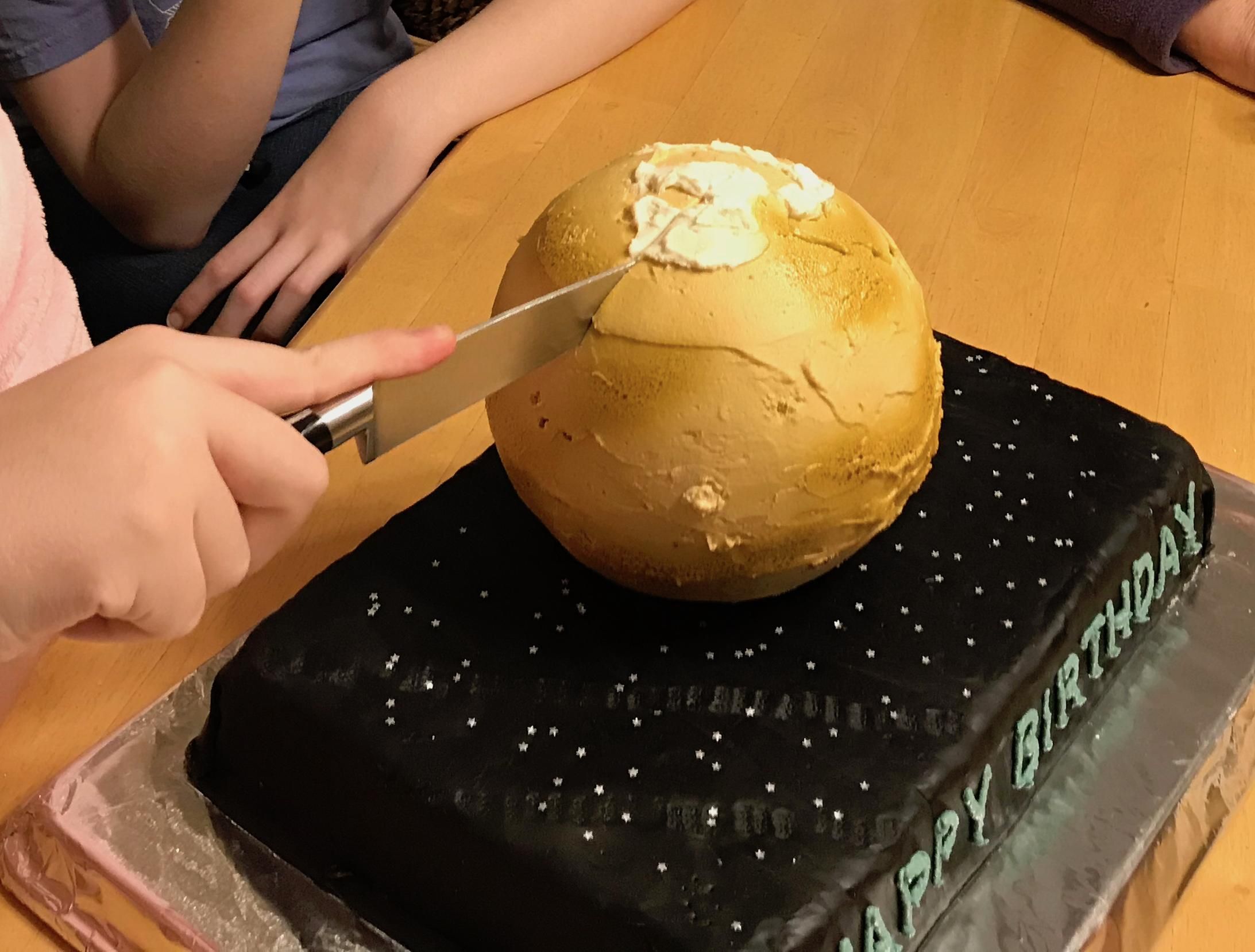 Mars Planet Earth Cake
