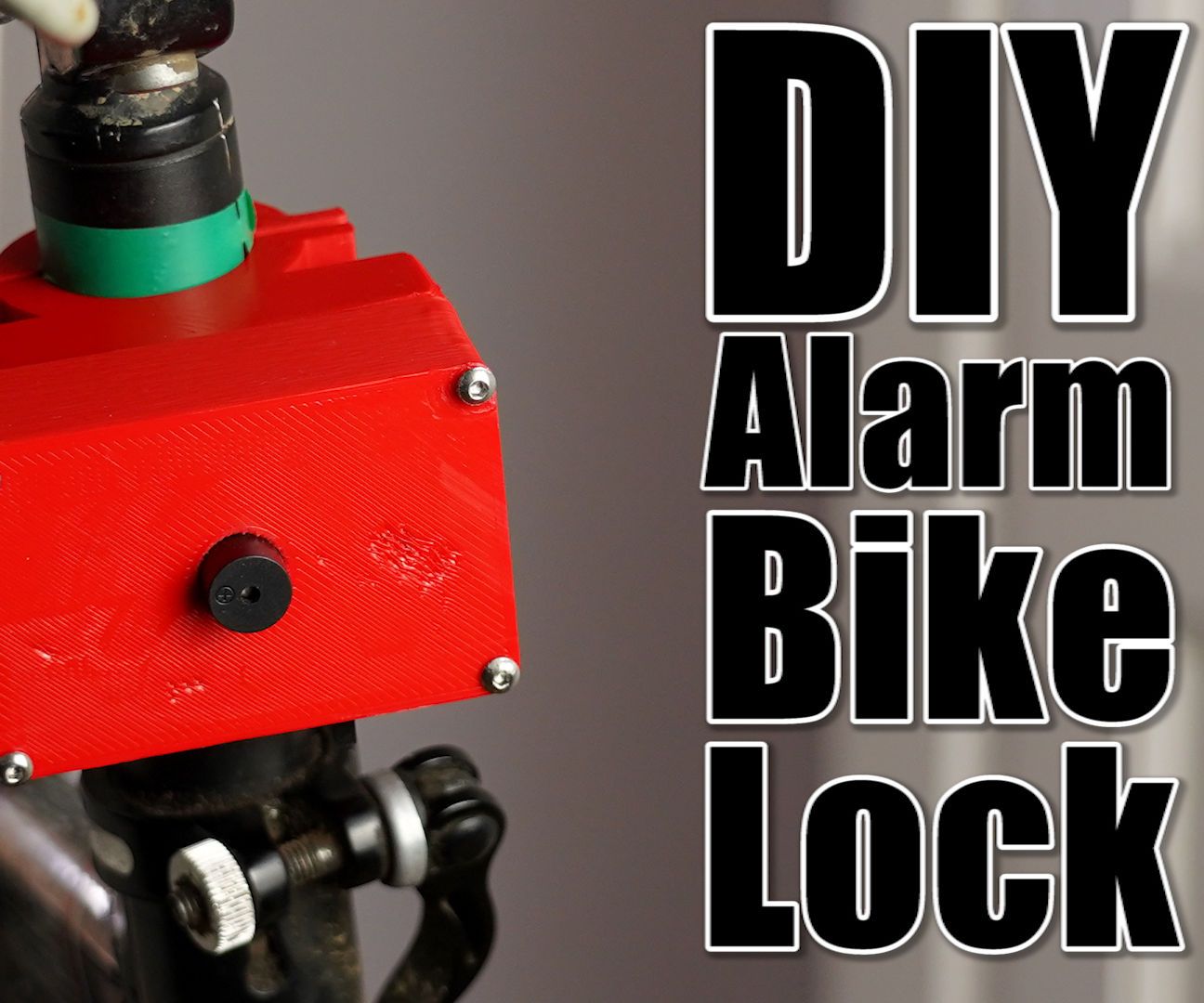 DIY Alarm Bike Lock (Shock Activated) : 5 Steps (with Pictures ...