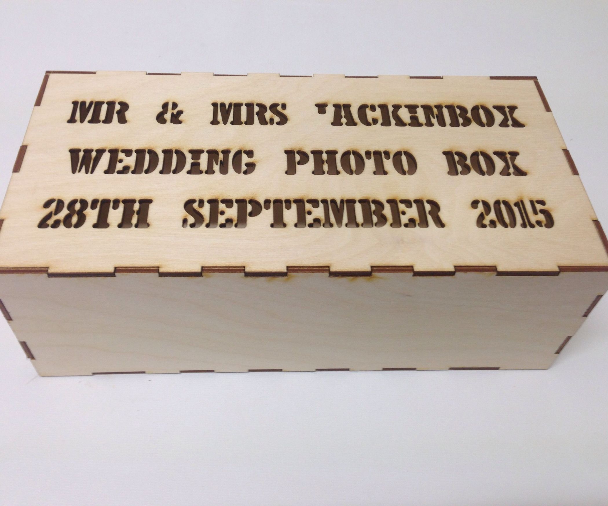 Wedding Photo Box Gift : 5 Steps (with Pictures) - Instructables